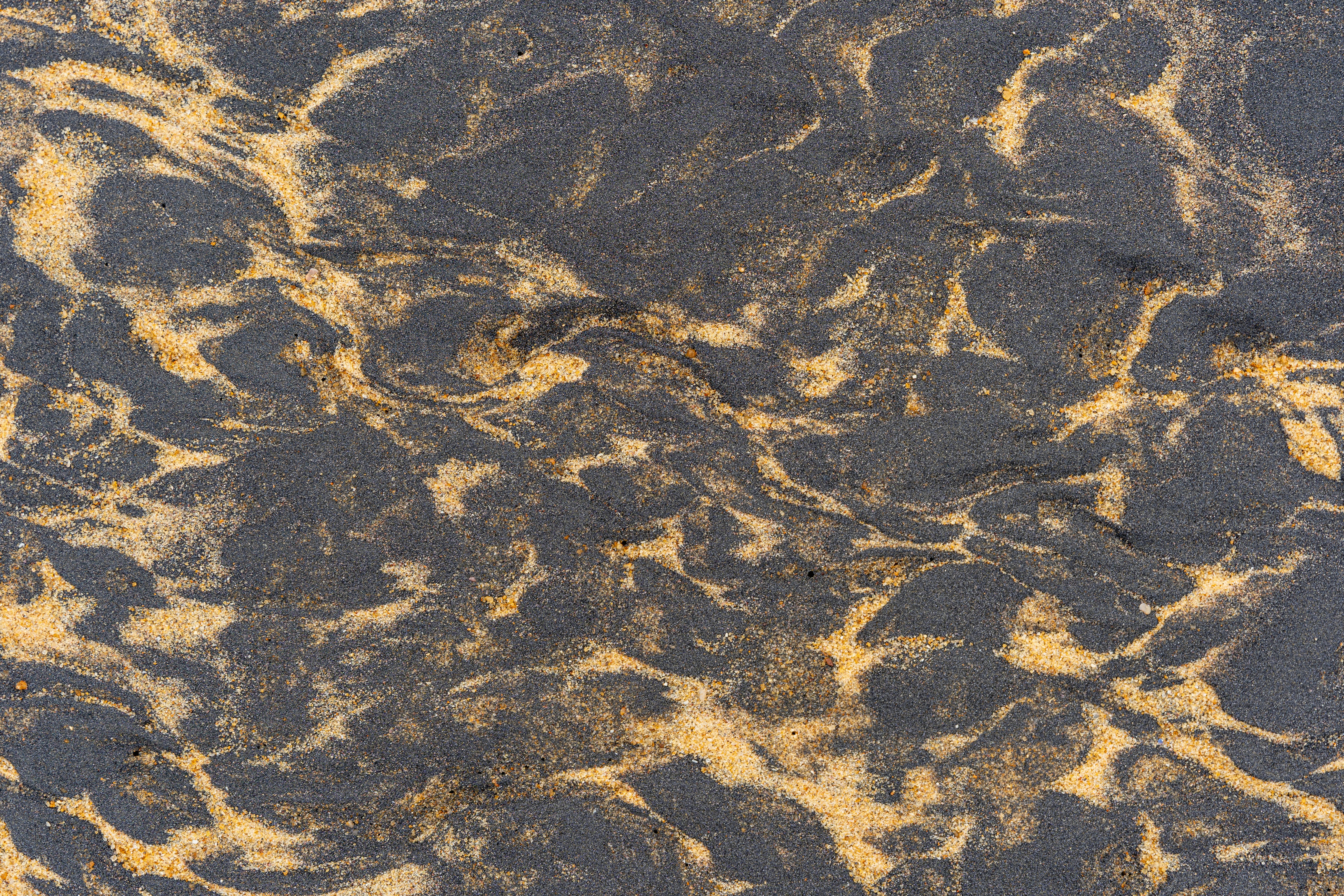 Golden Veins in Storm-Touched Marble
