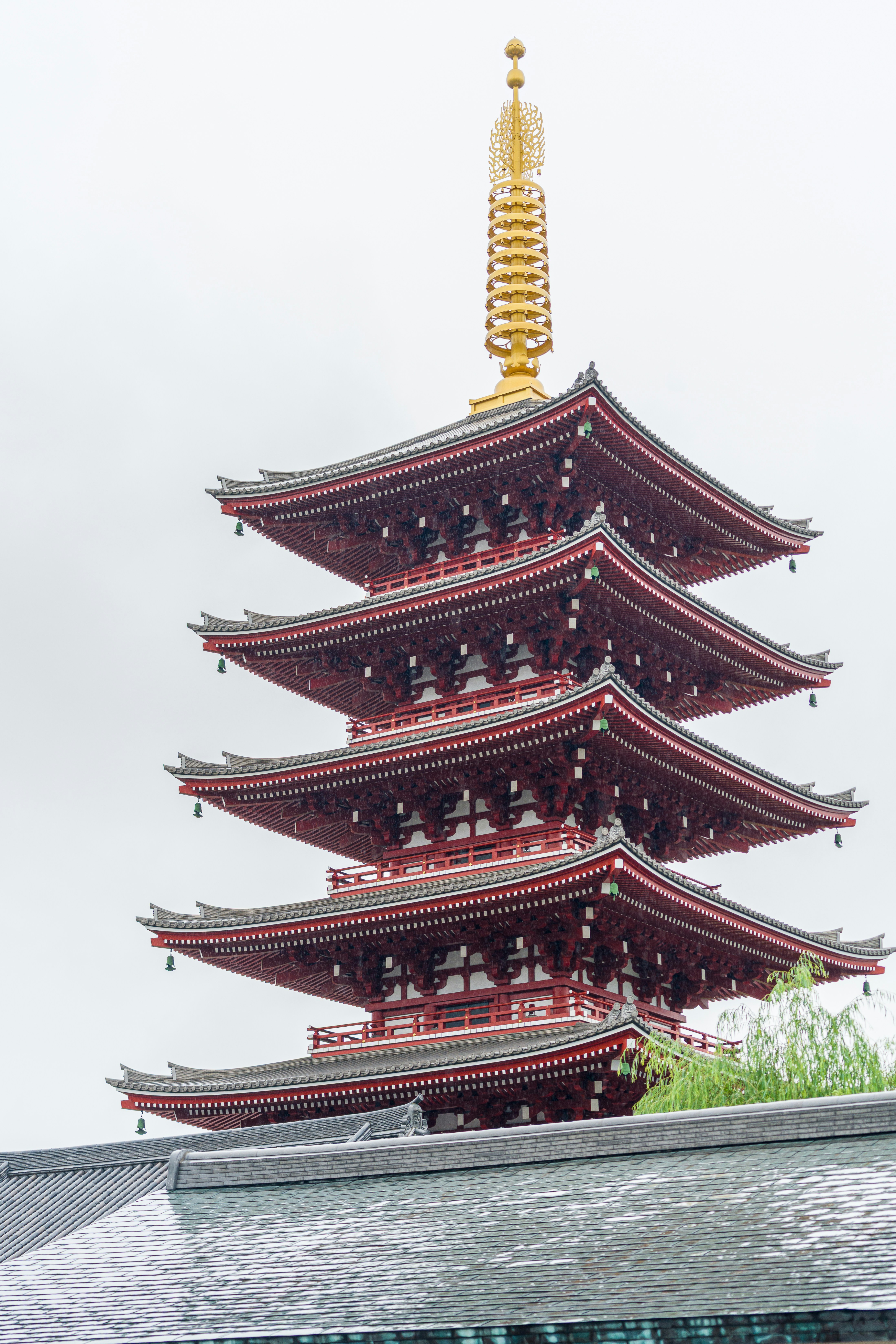 Five-Tiered Pagoda Reaching Toward the Sky