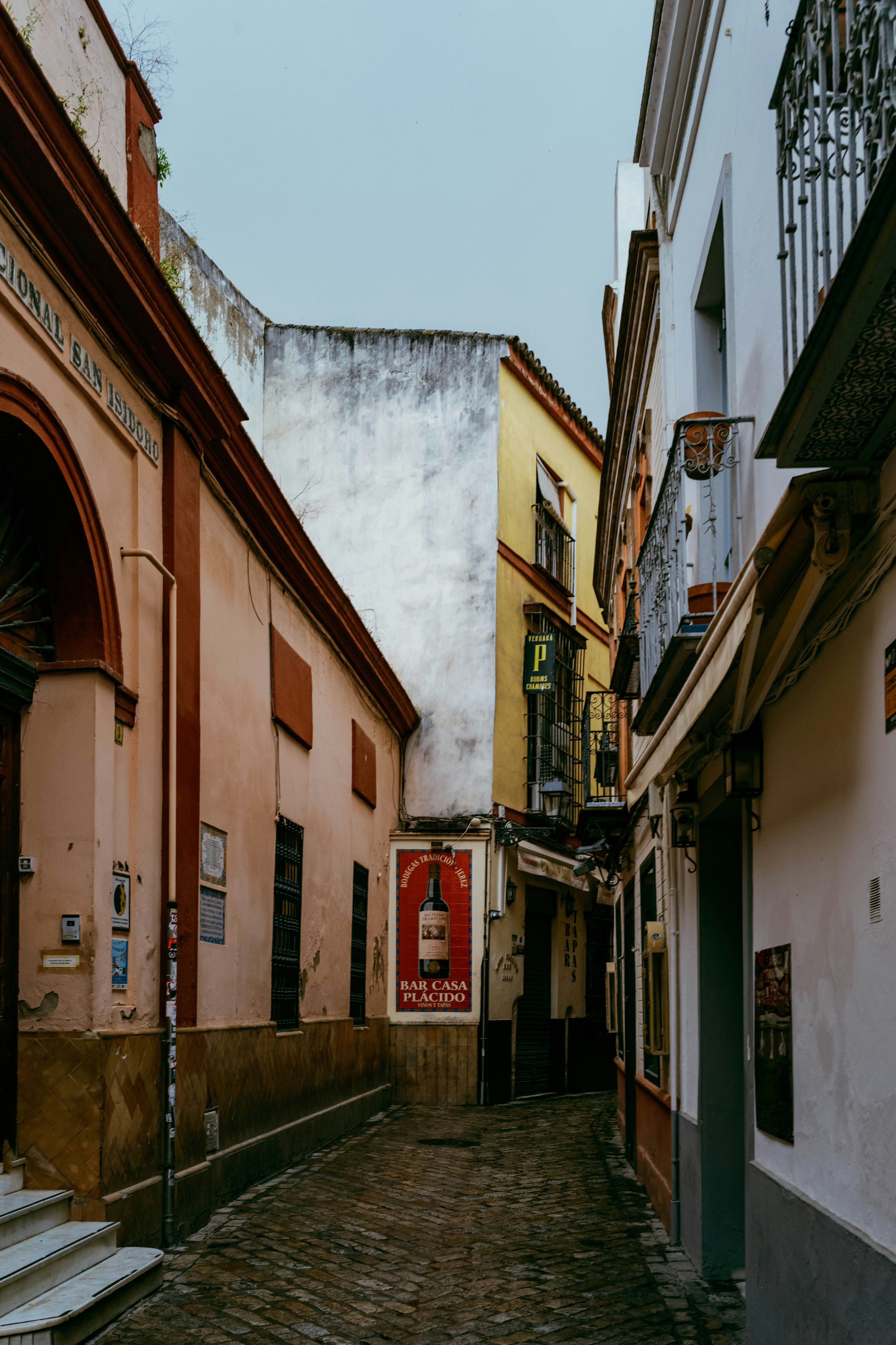 Alleyway Between Warm Facades
