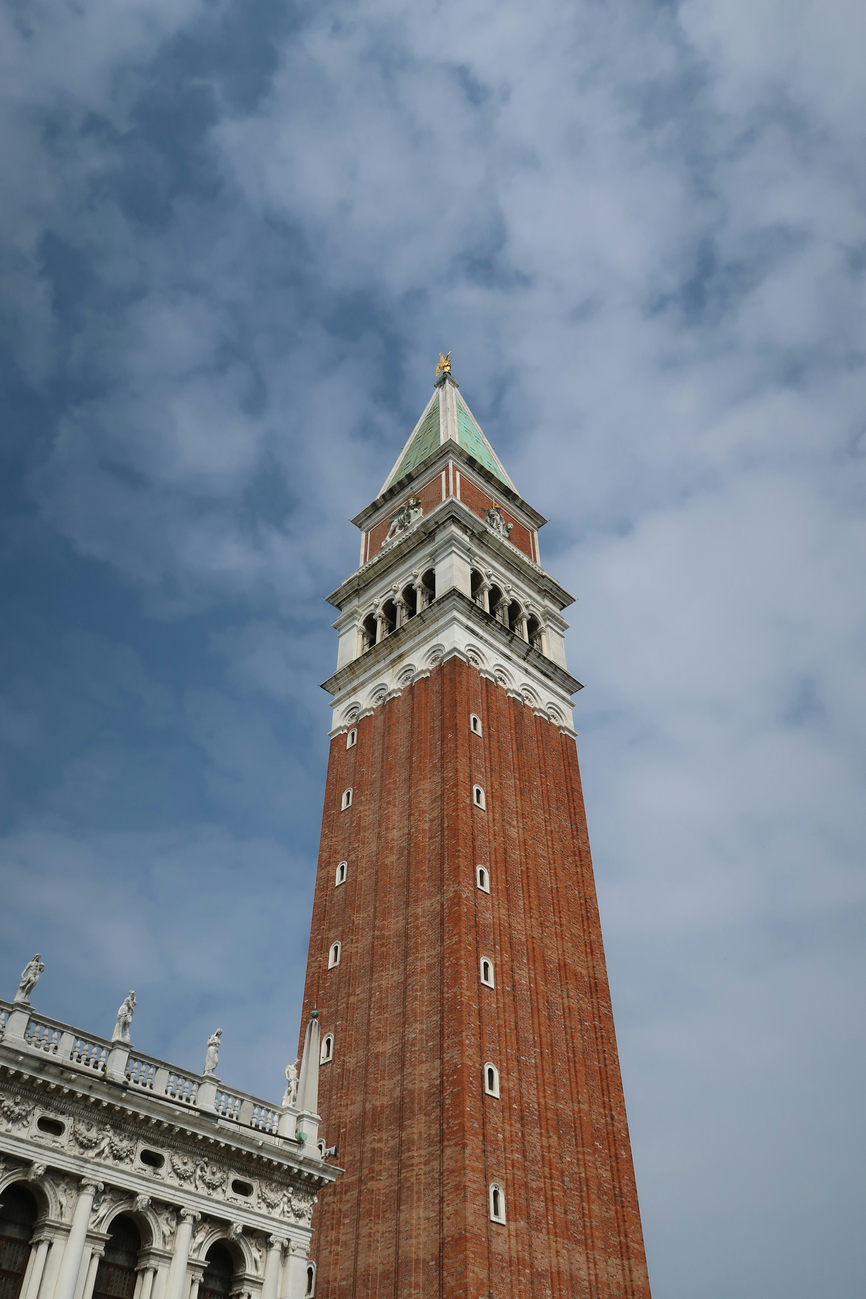 Lone Campanile Reaches Toward a Clear Sky
