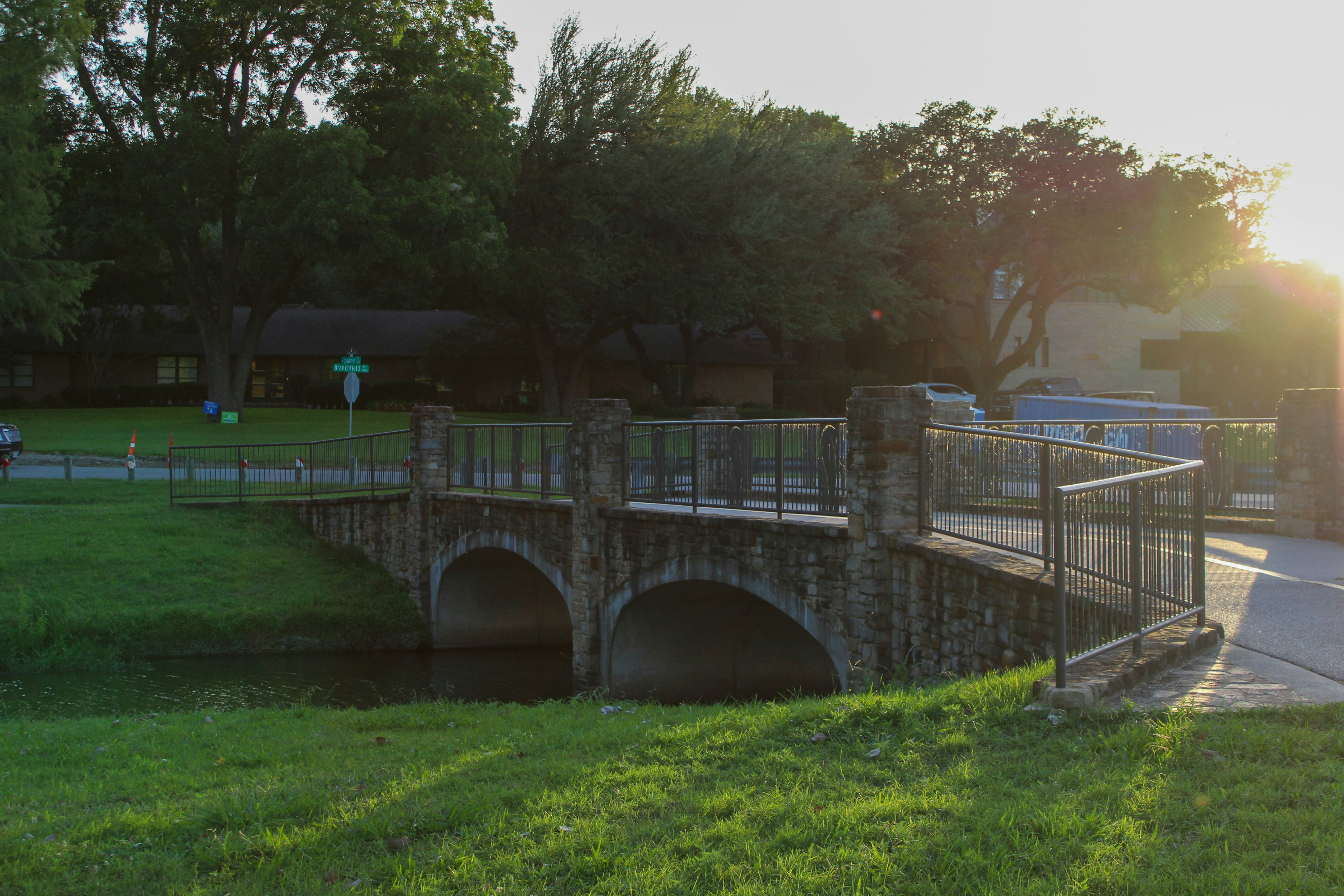 Golden Hour over the Stone Bridge