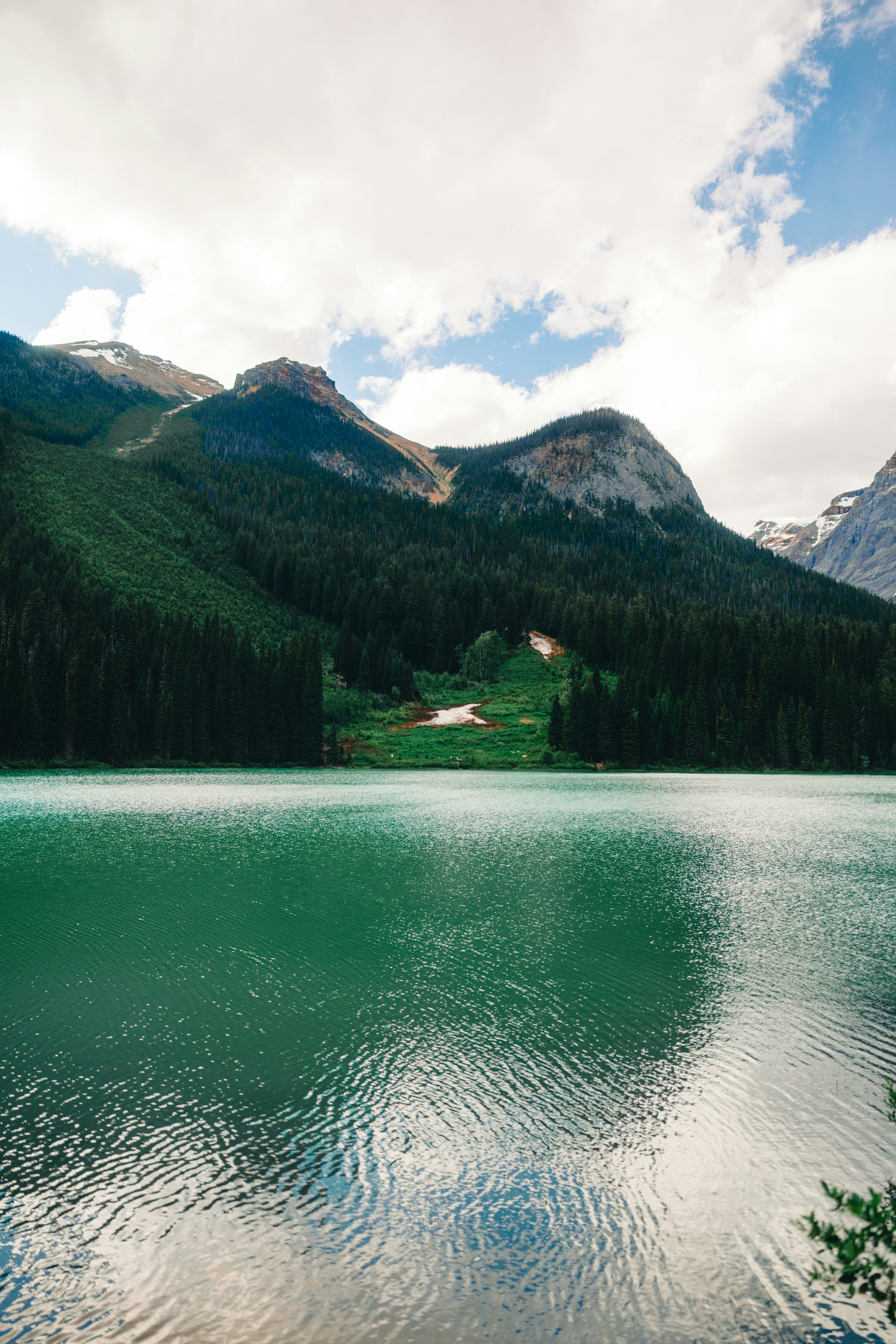 Emerald Mirror: A Mountain Lake Framed by Pines