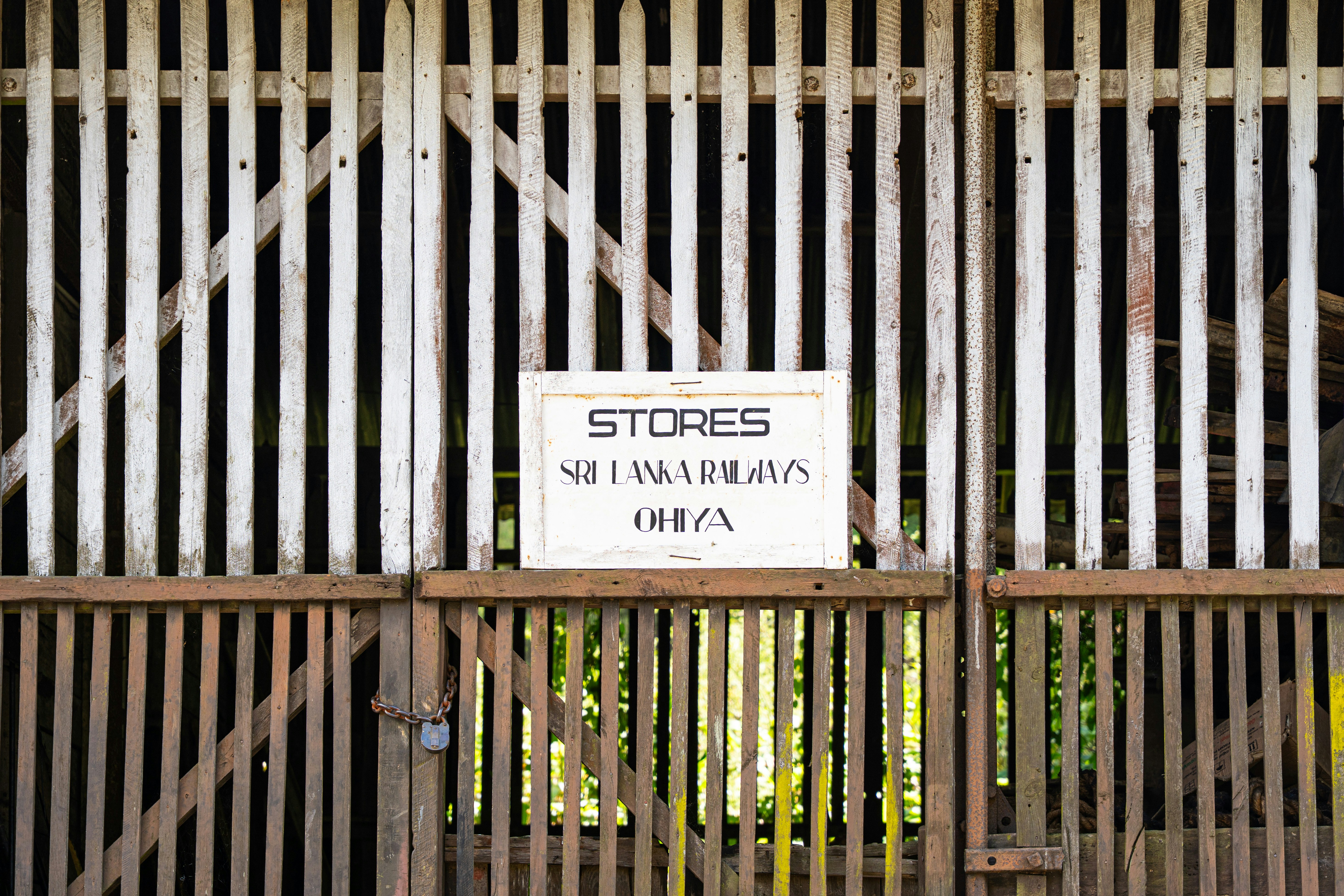 Barred Gate to a Hidden Garden
