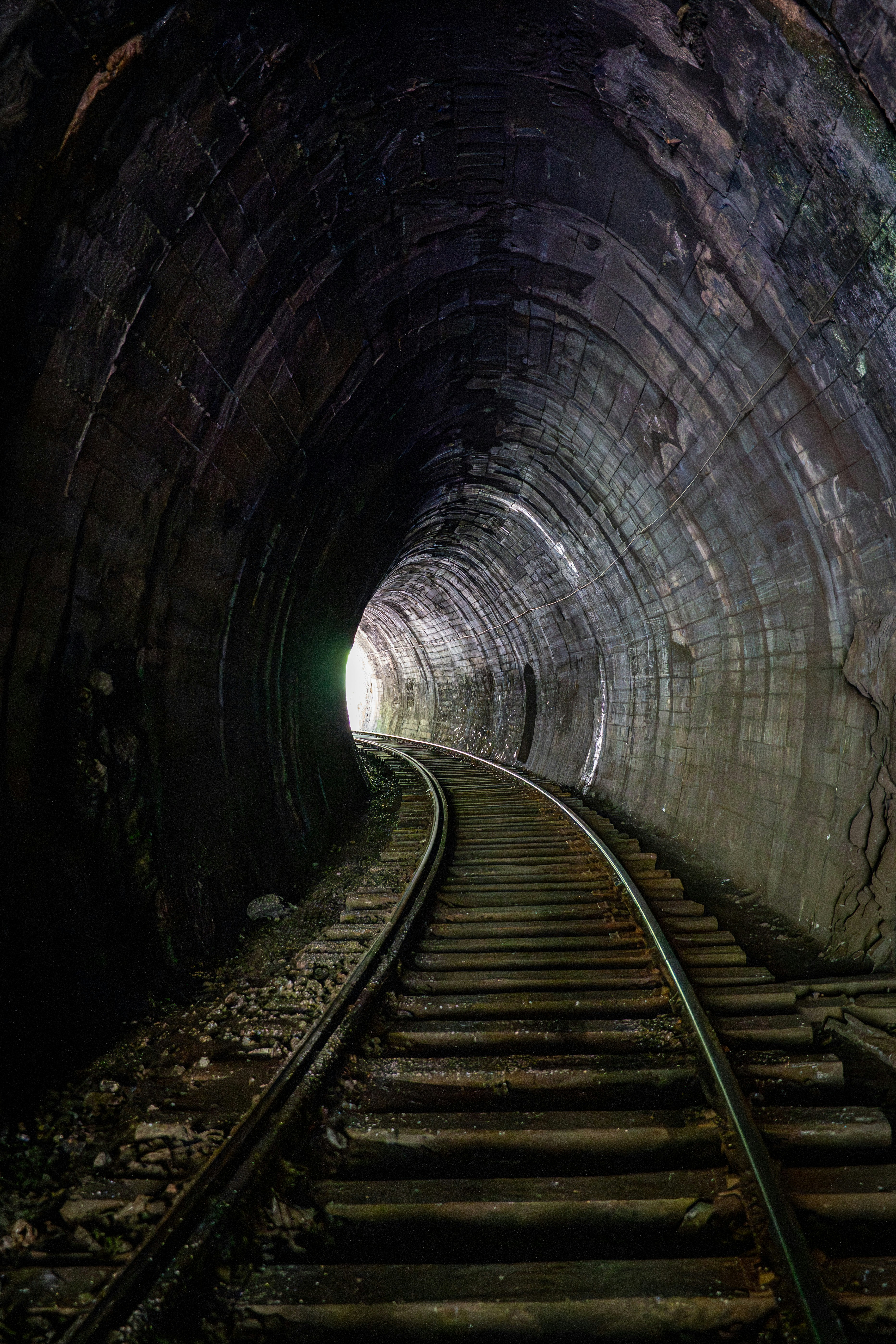 Railway to the Light: Inside a Weathered Tunnel
