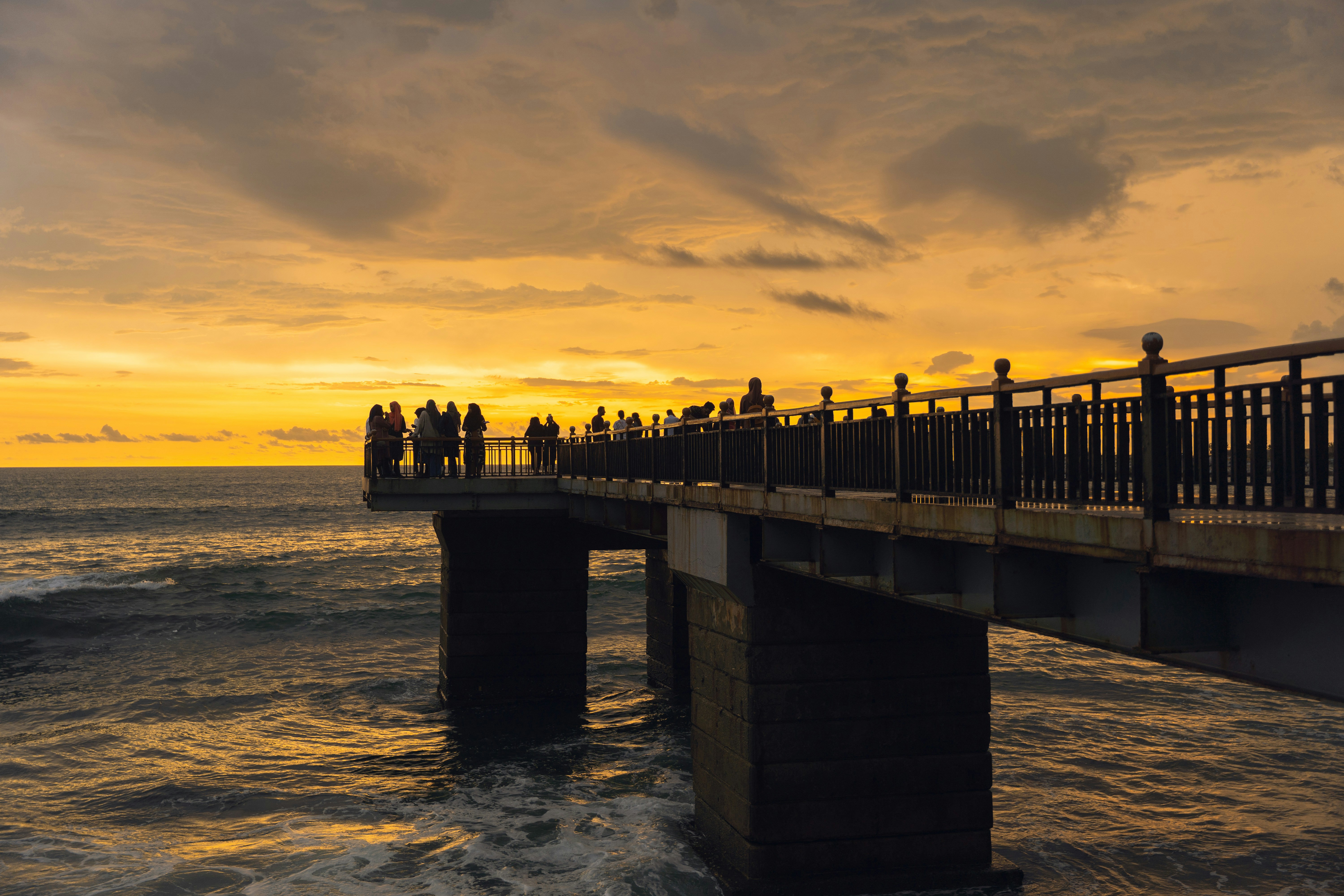 Sunset Rendezvous on the Pier