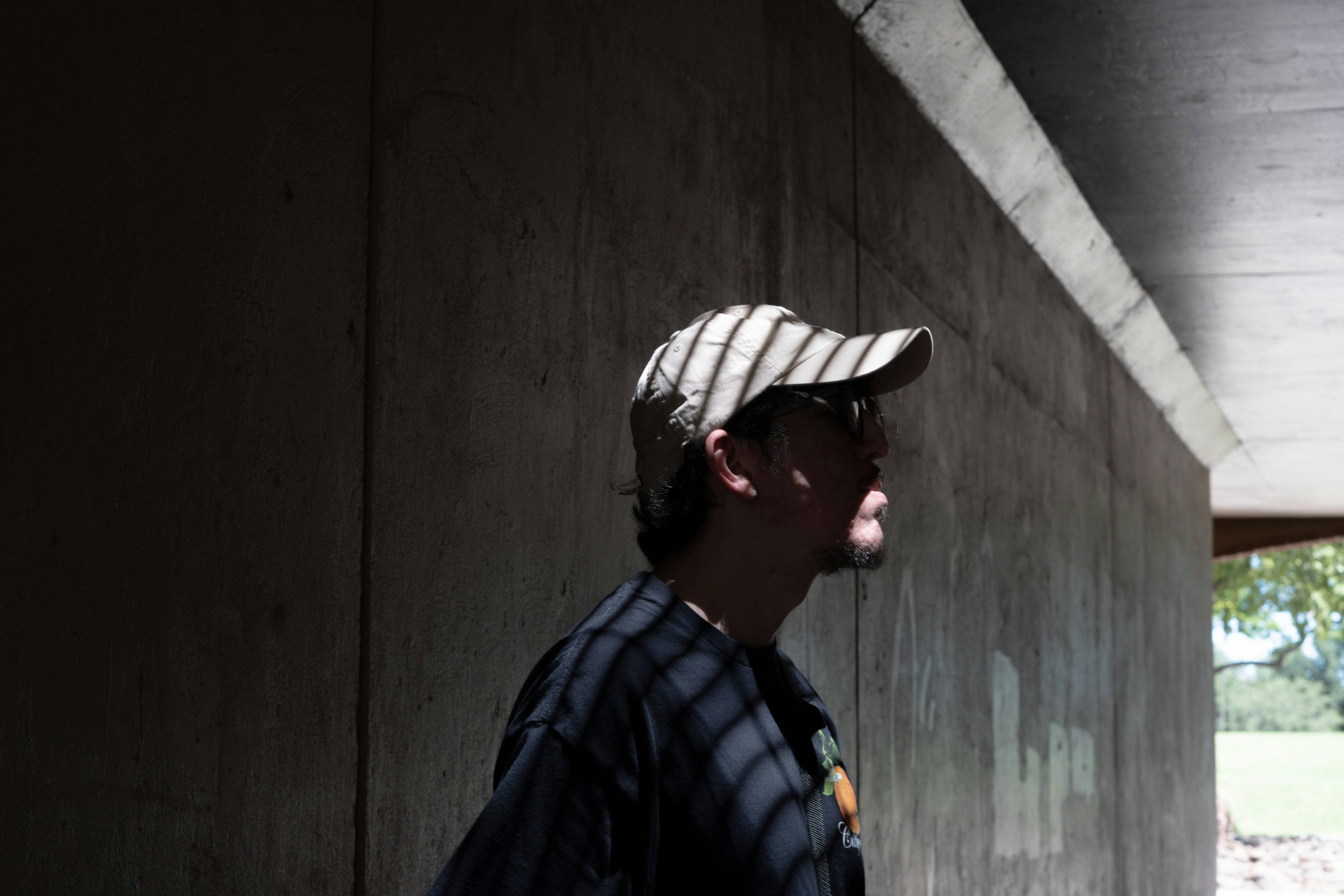 Shadowed Portrait of a Caped Silhouette