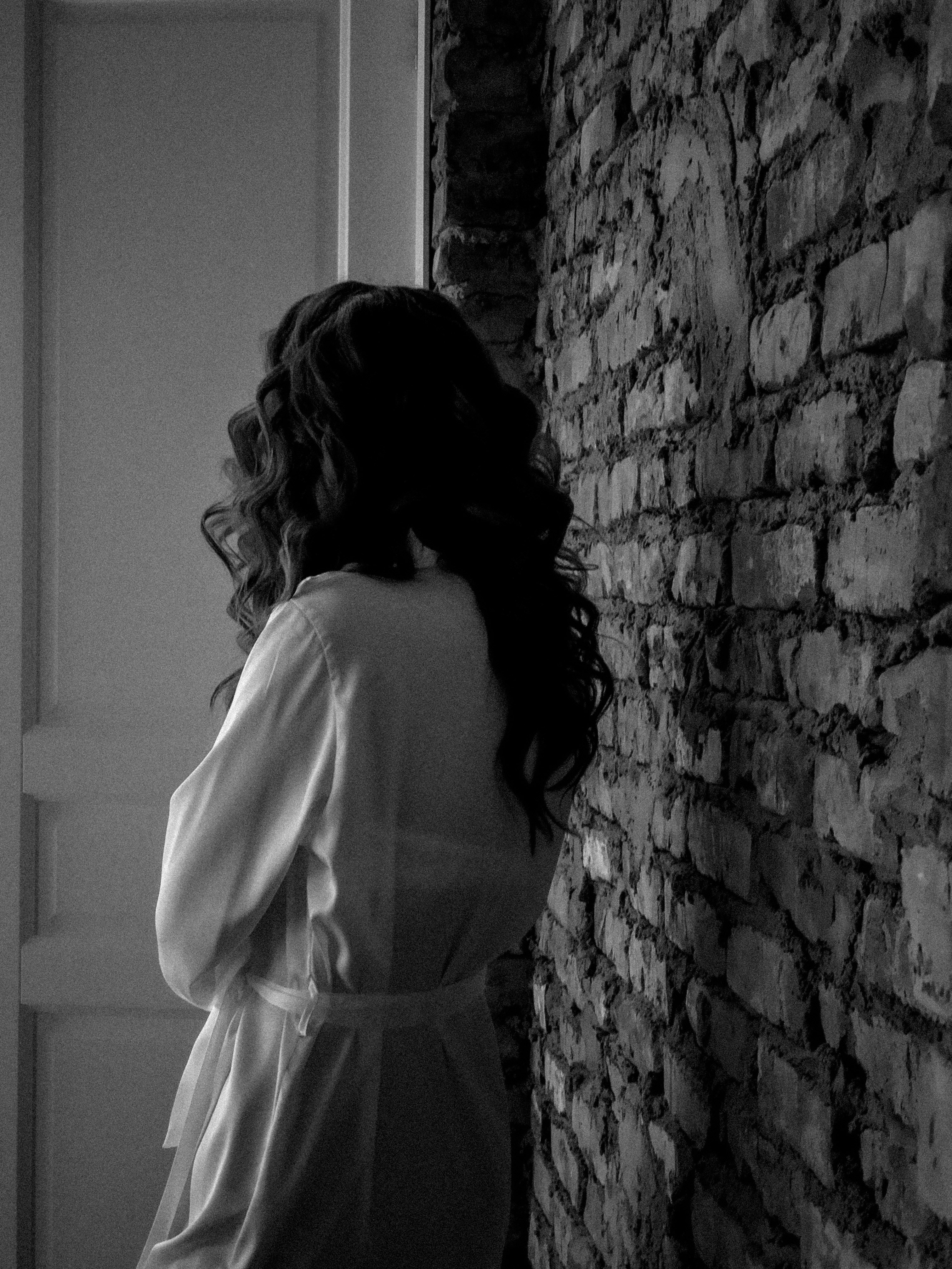 Silhouette in Brick and Doorway