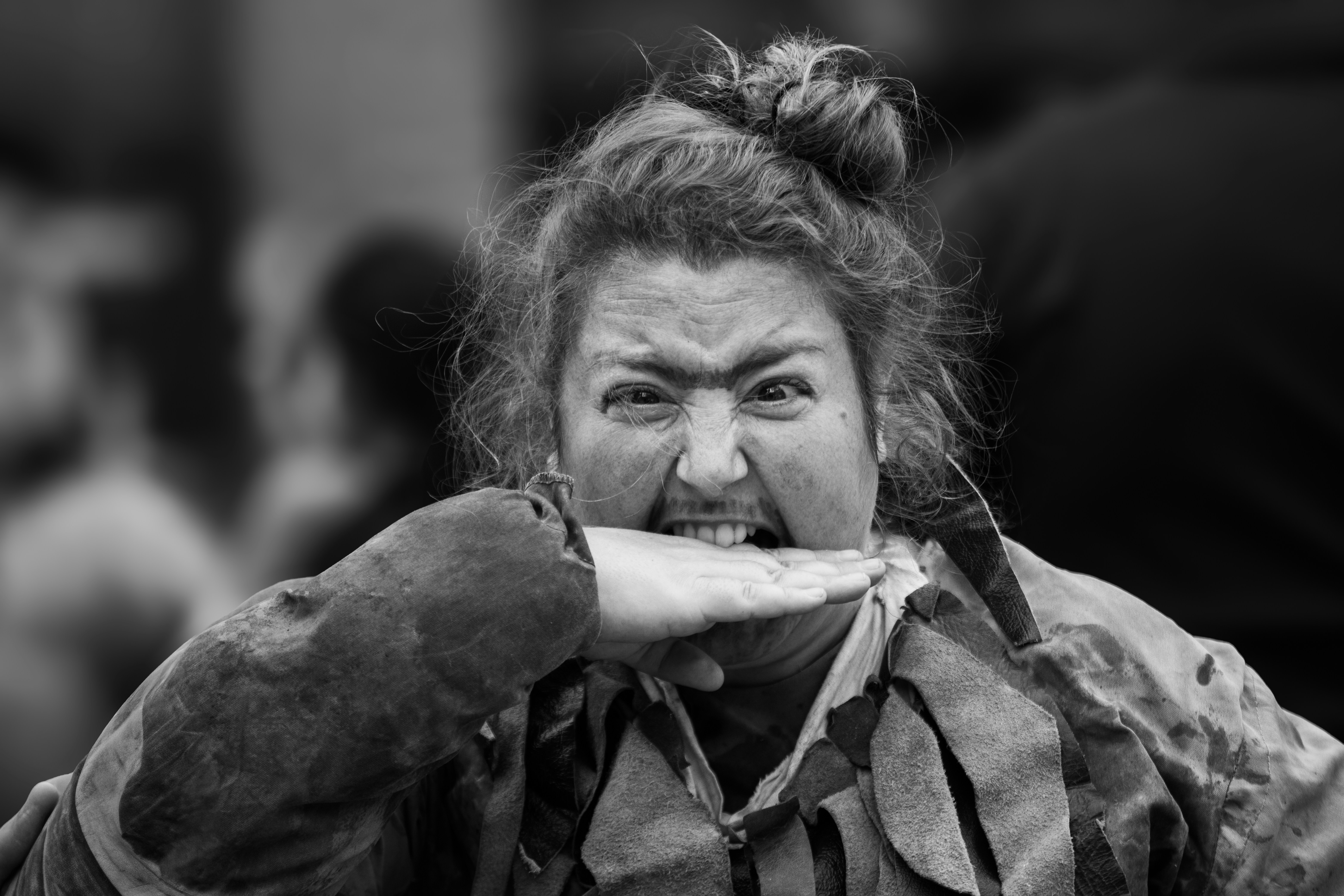 Expression in Motion: The Scrappy Short-Faced Warrior
