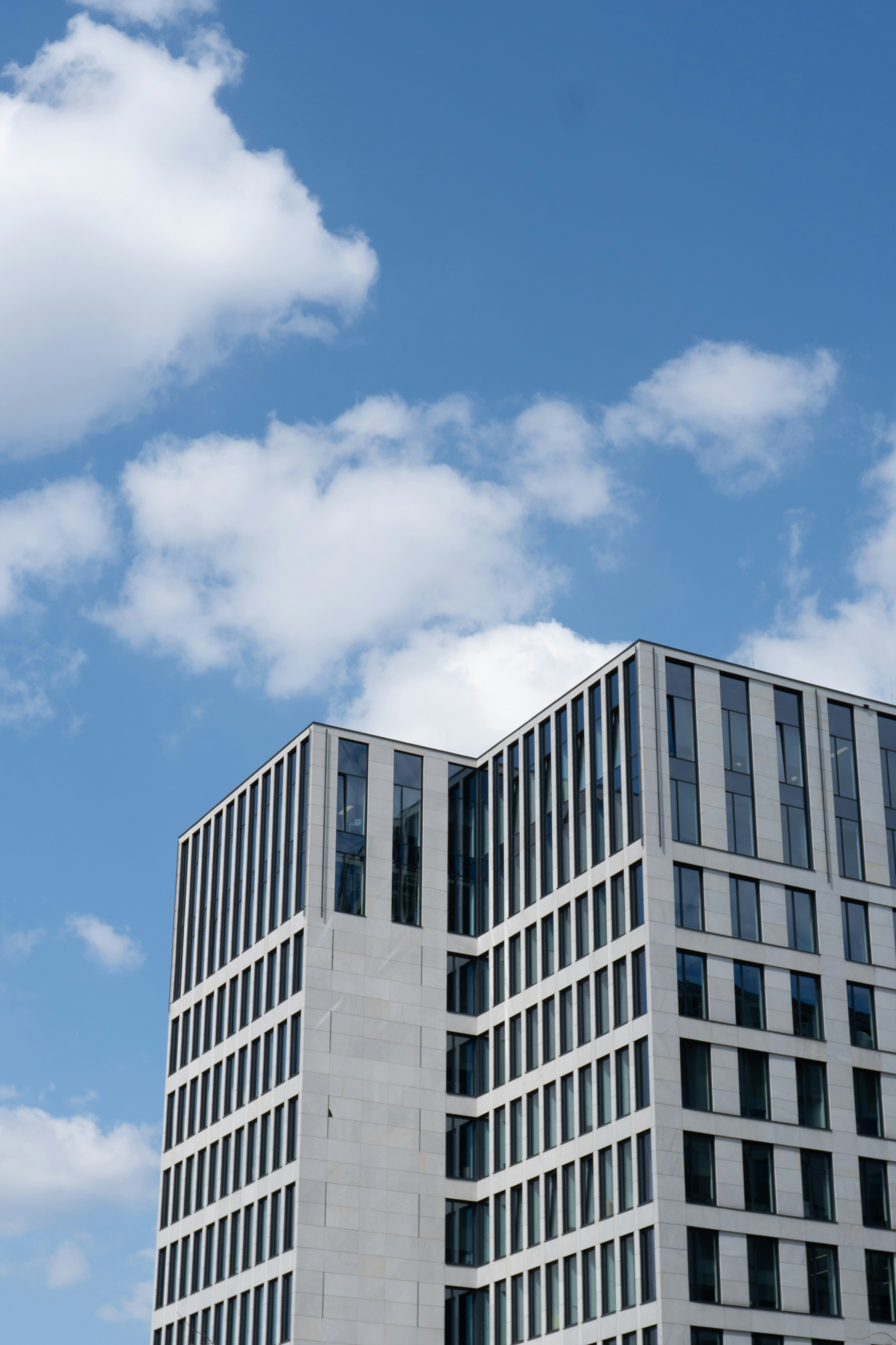Cubist Facade Reaches the Sky