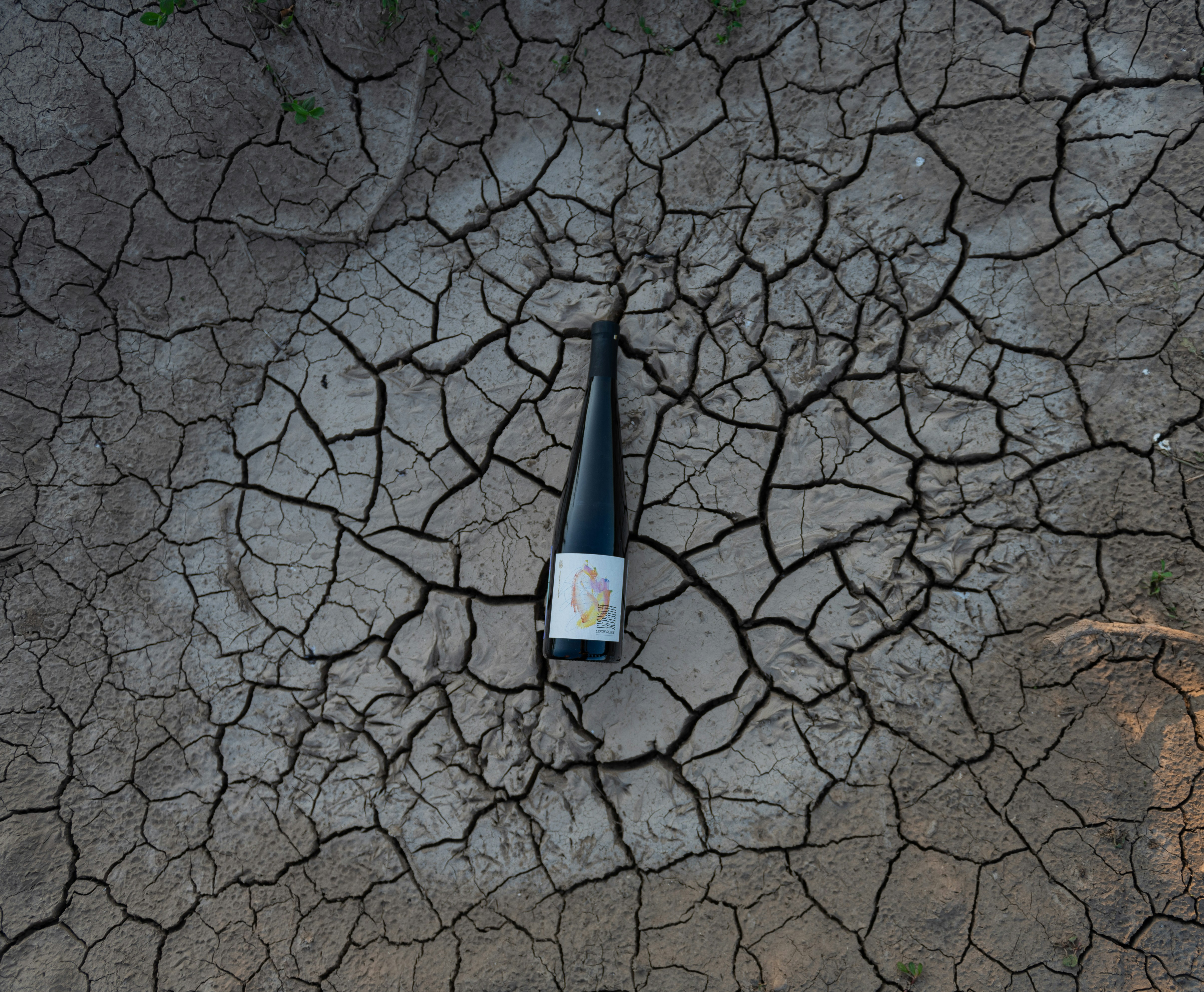 Crackling Ground, Small Bottle at the Center