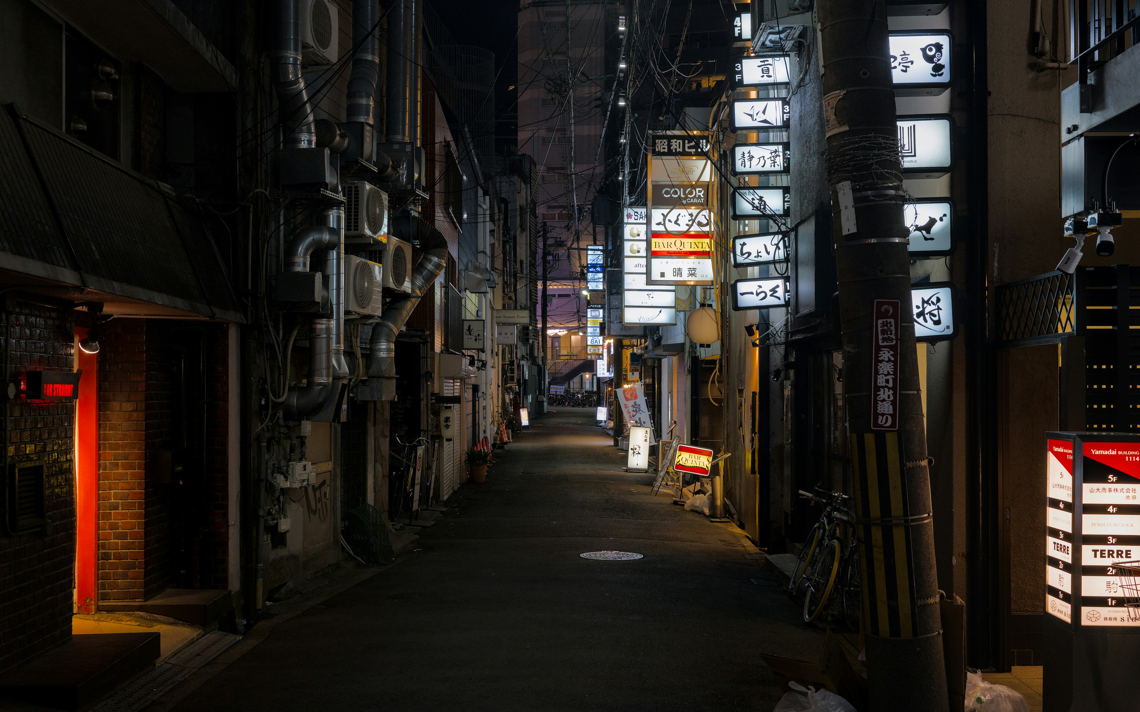 Neon Alley After Rain