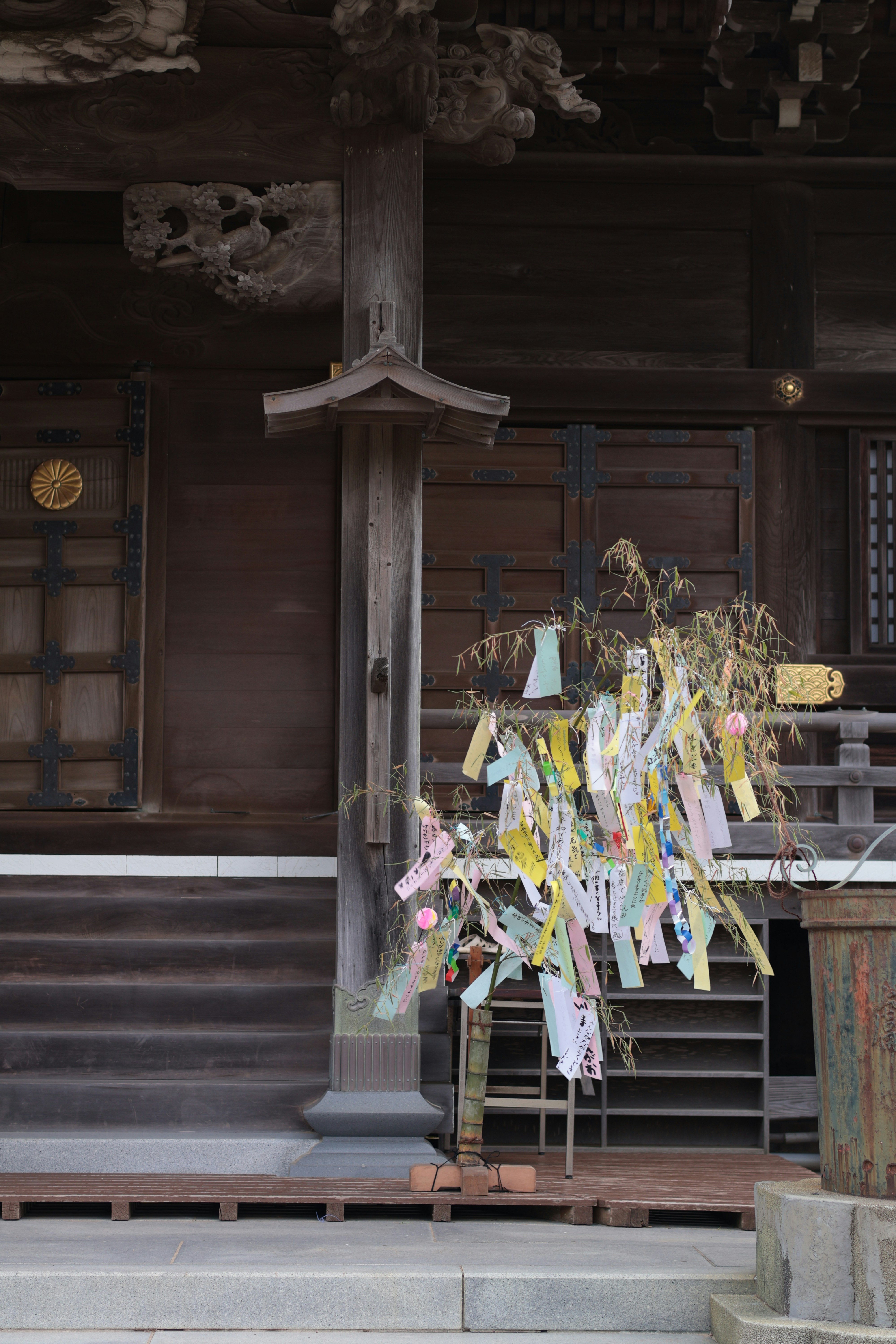Prayer Flags at the Temple Threshold