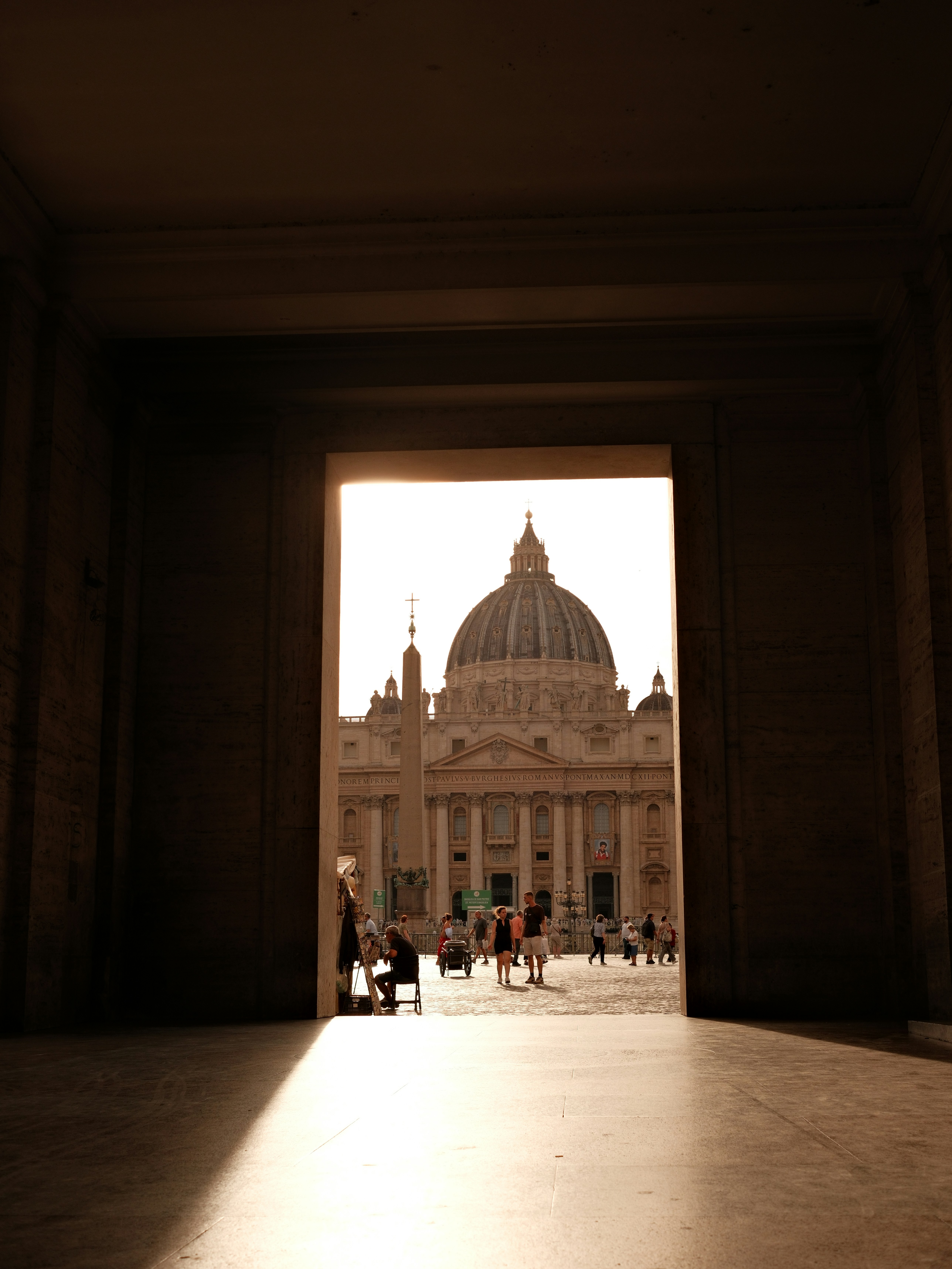 Light at the Arch: View Through the Cathedral Doorway