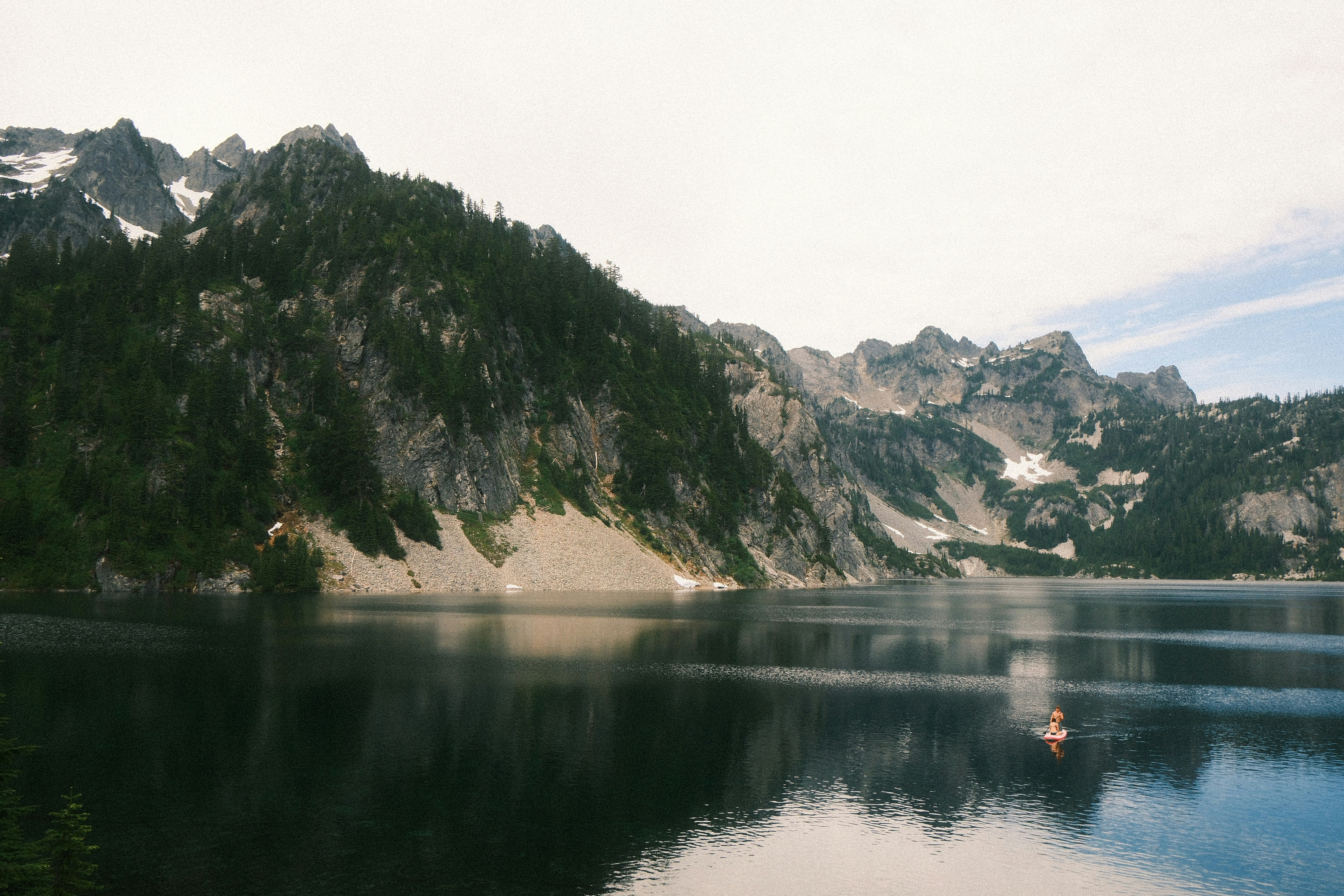 Mountain Mirror: A Quiet Lake in the Shadow of Peaks