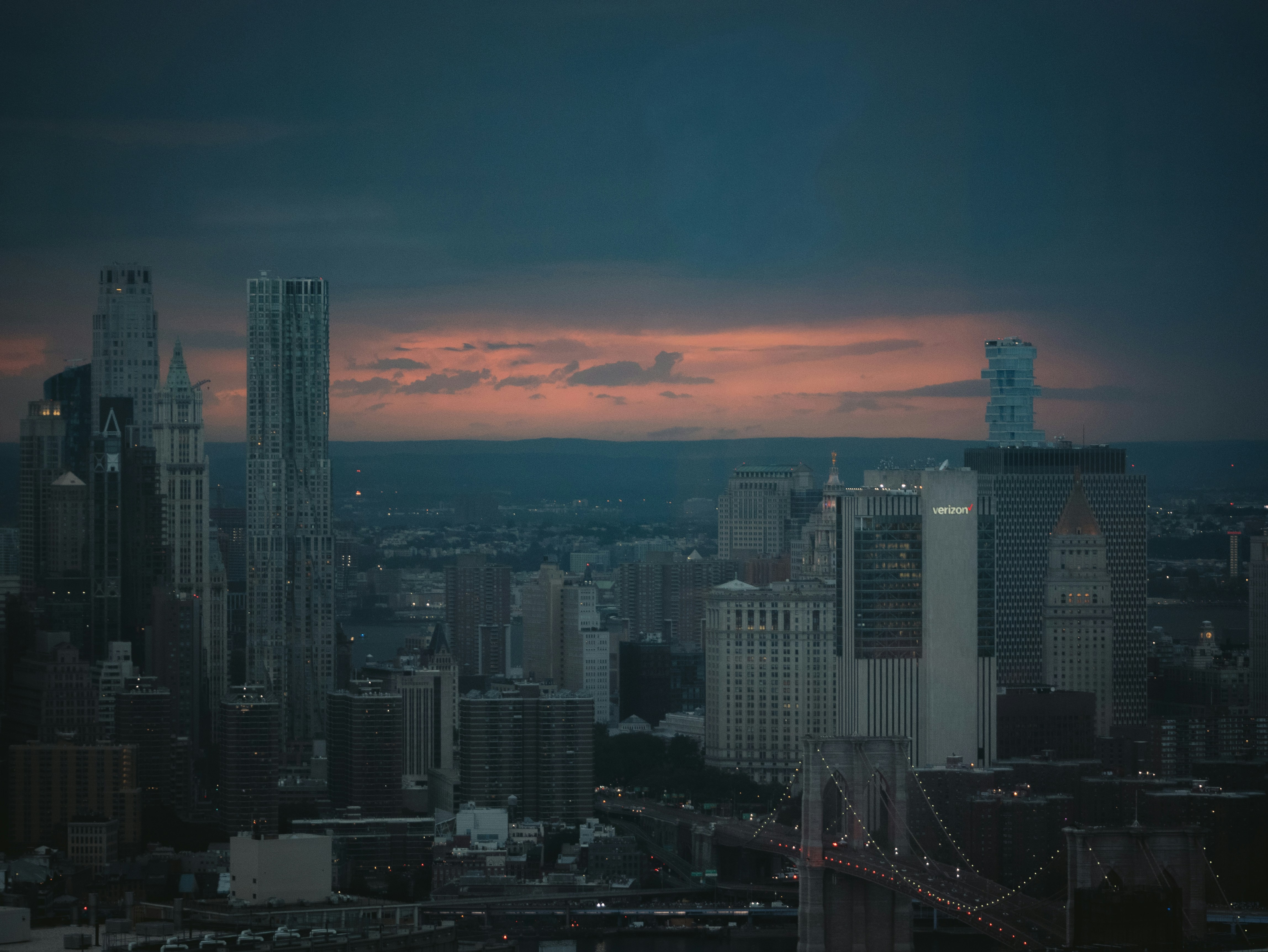 Twilight Towers: A Dusk-to-Dawn City Silhouette