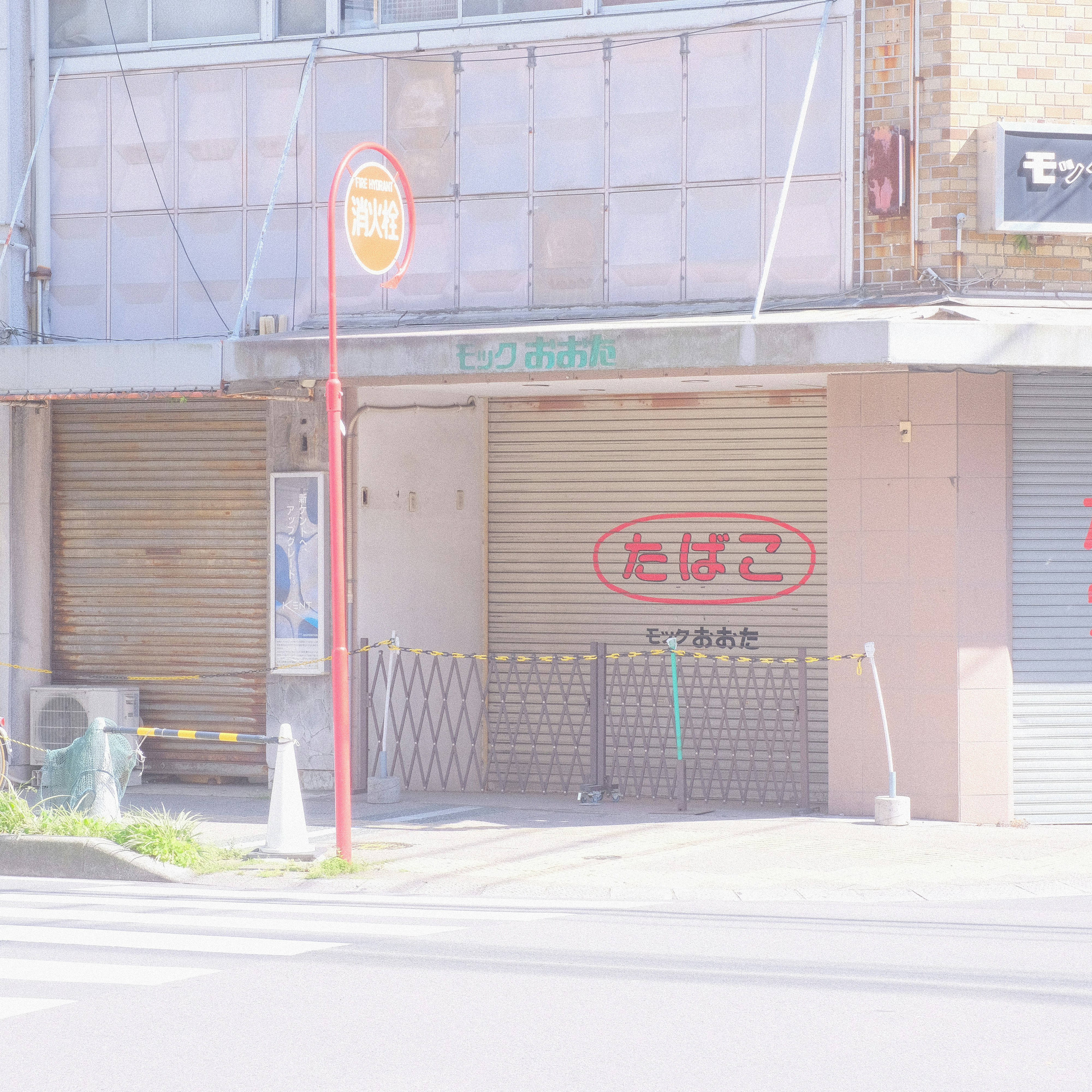 Quiet Japanese storefronts under soft daylight