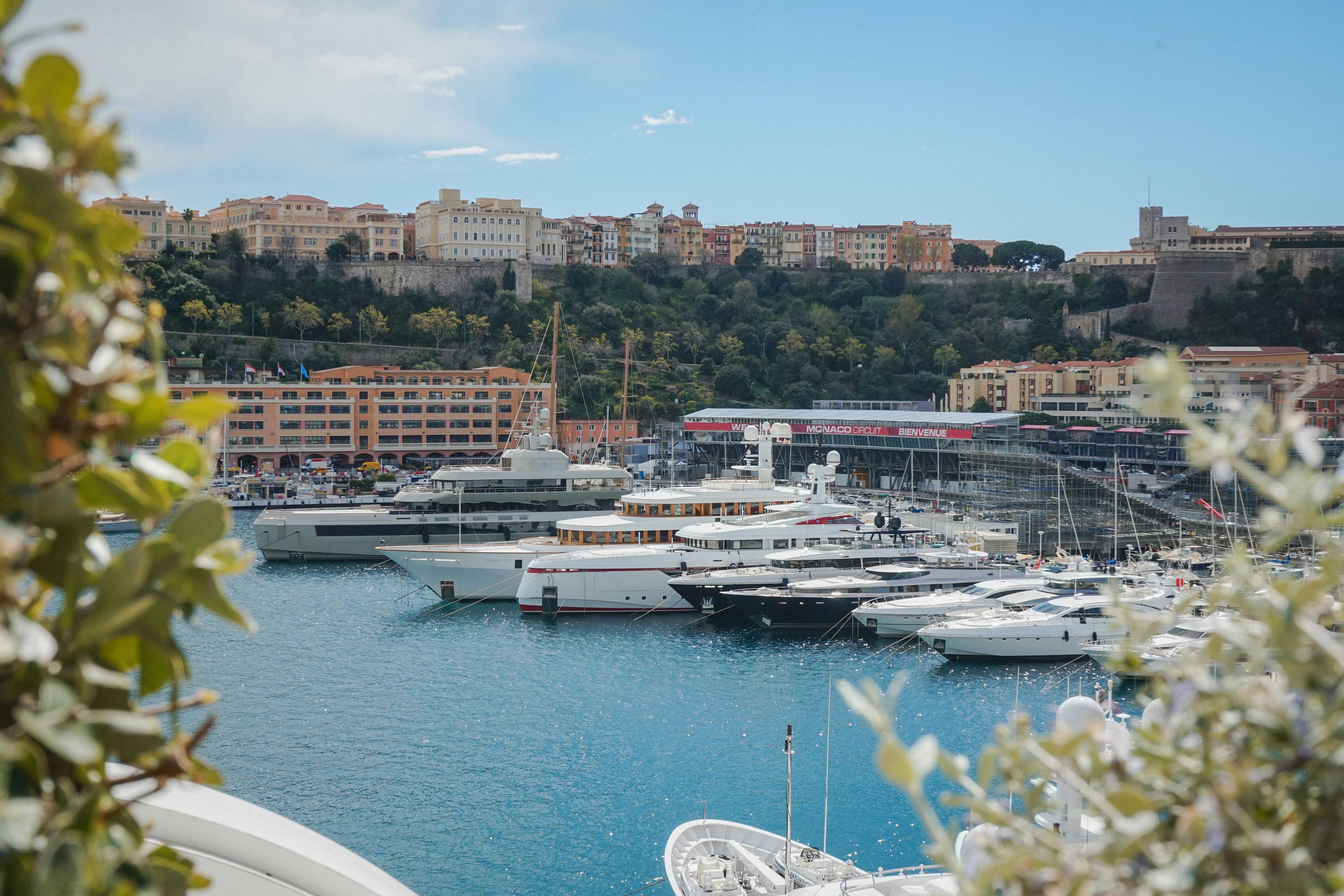Marina Mirage: Yachts Rest Between the Hills