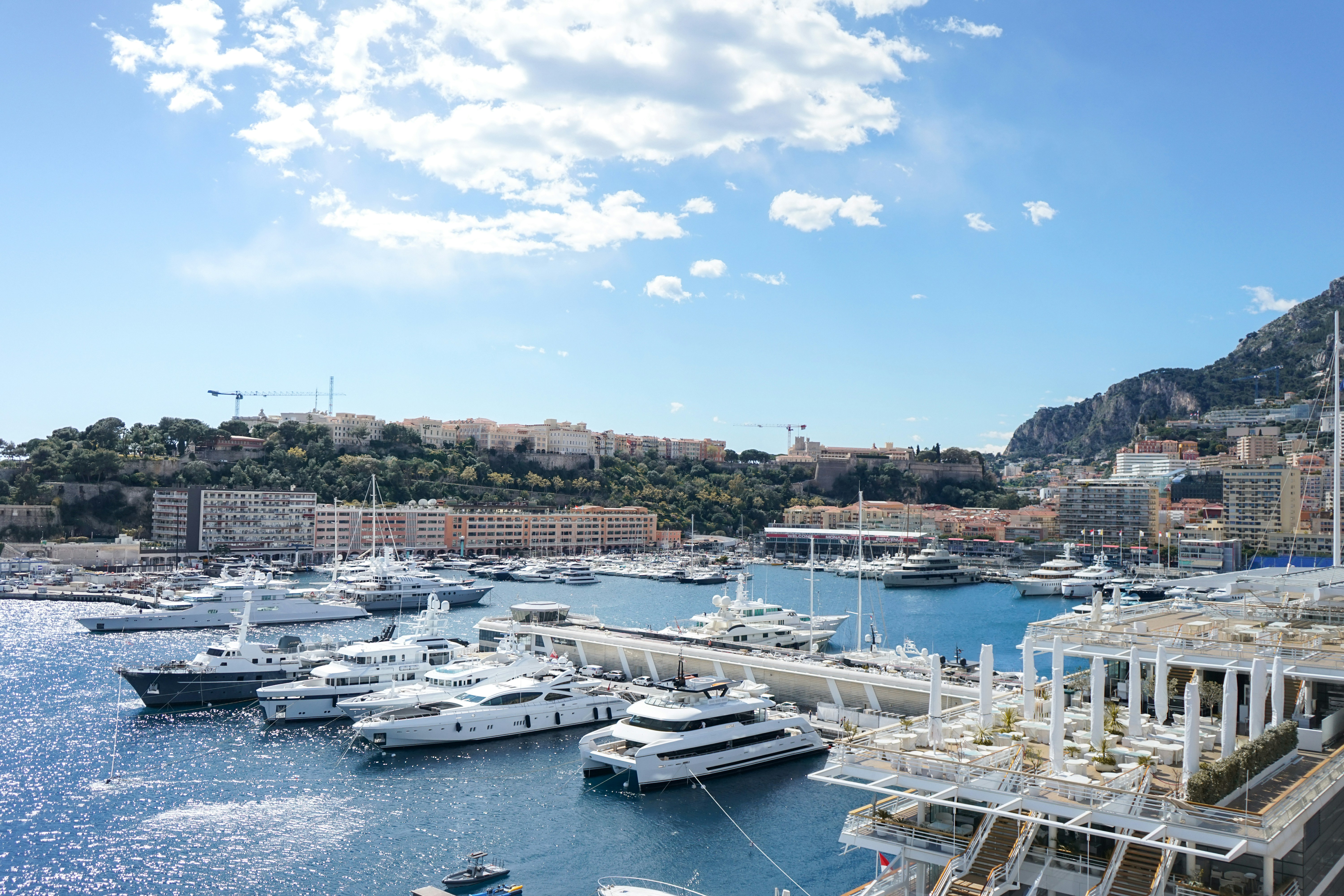 Harbor Breeze: Yachts and Mediterranean Terrace