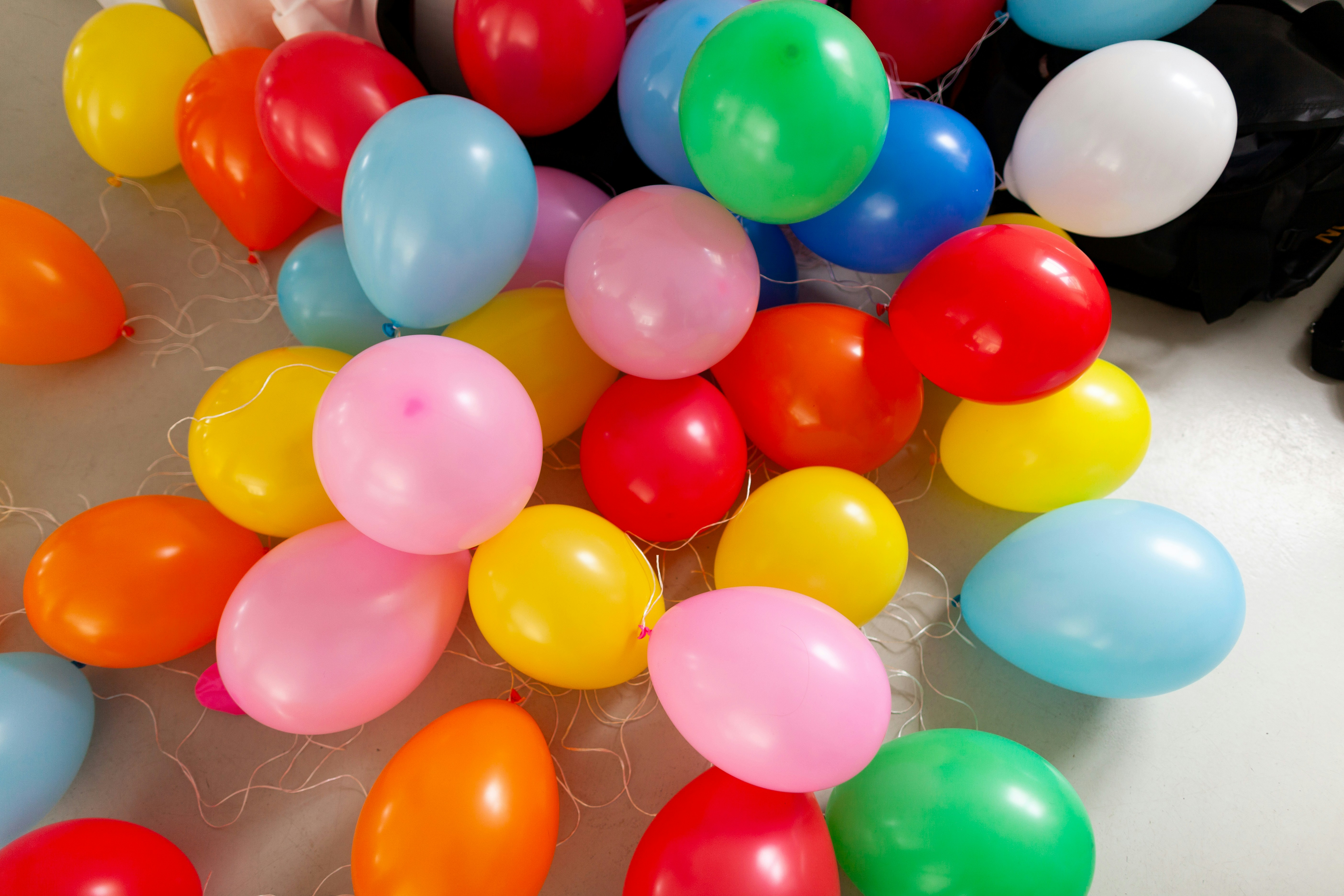 Confetti of Color: A Balloon Mosaic at Ground Level