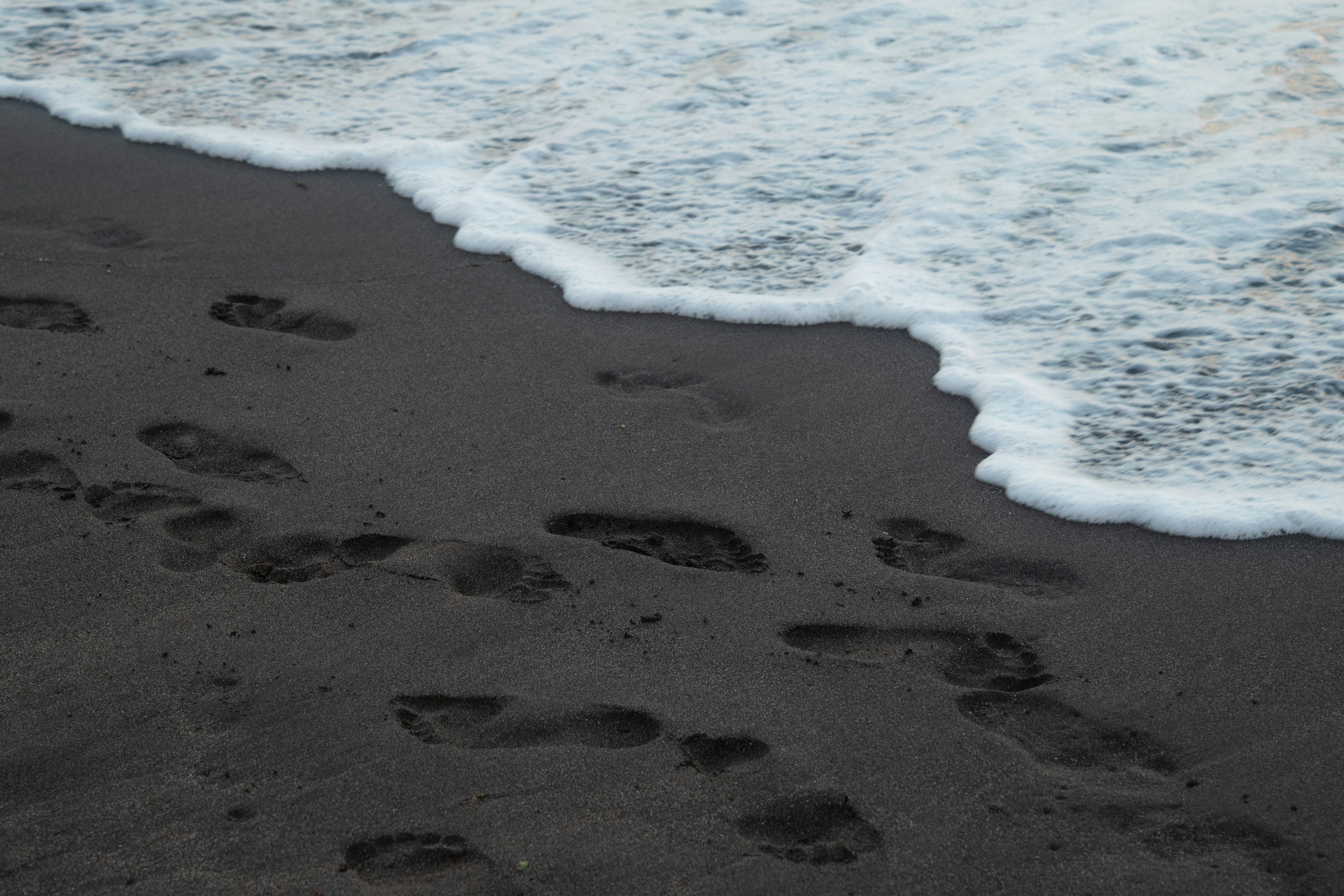 Footprints on the Shore: Quiet Dialogue Between Sand and Sea