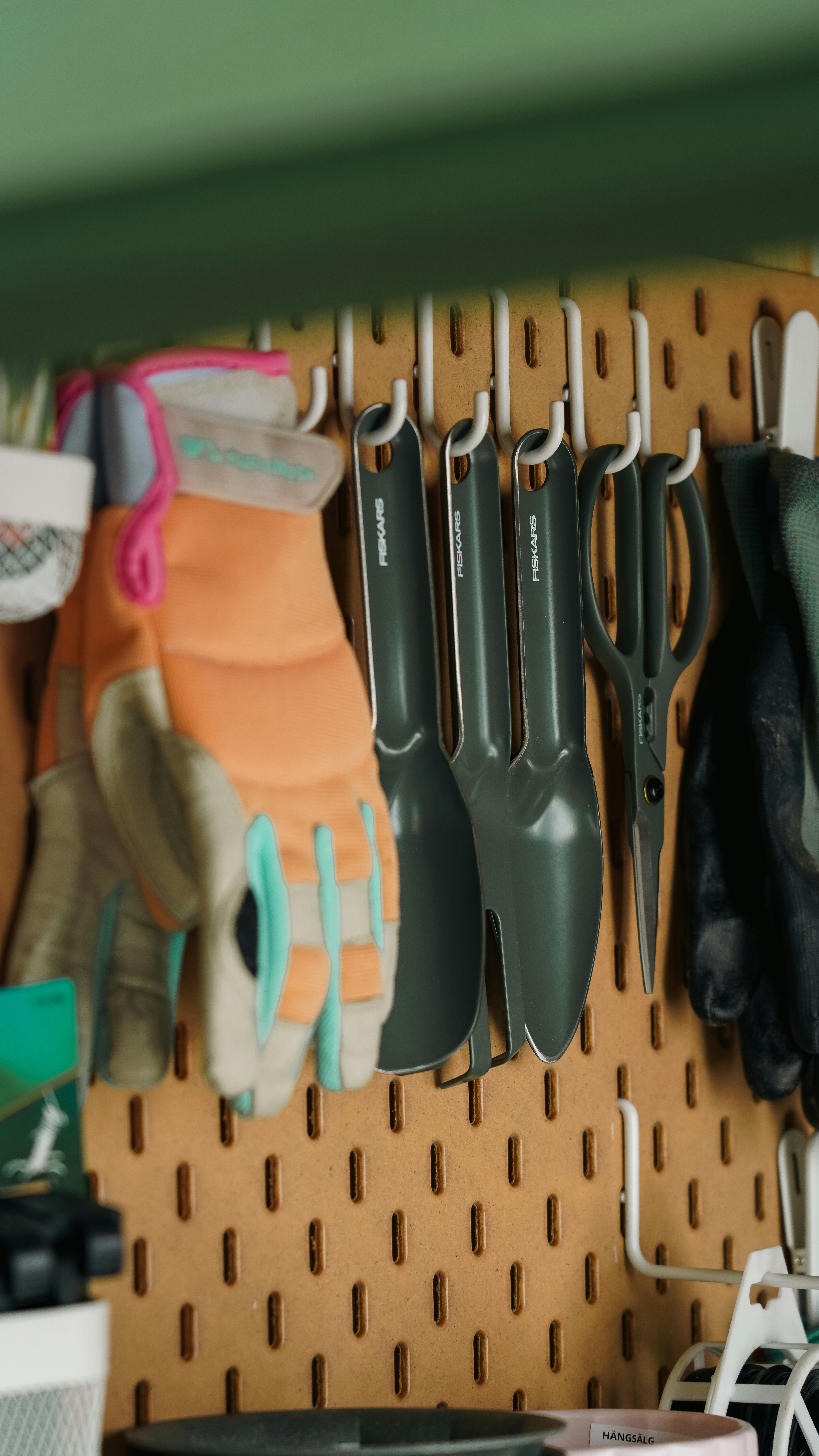 Garden of Green Tools: A Shelf of Shears and Pockets