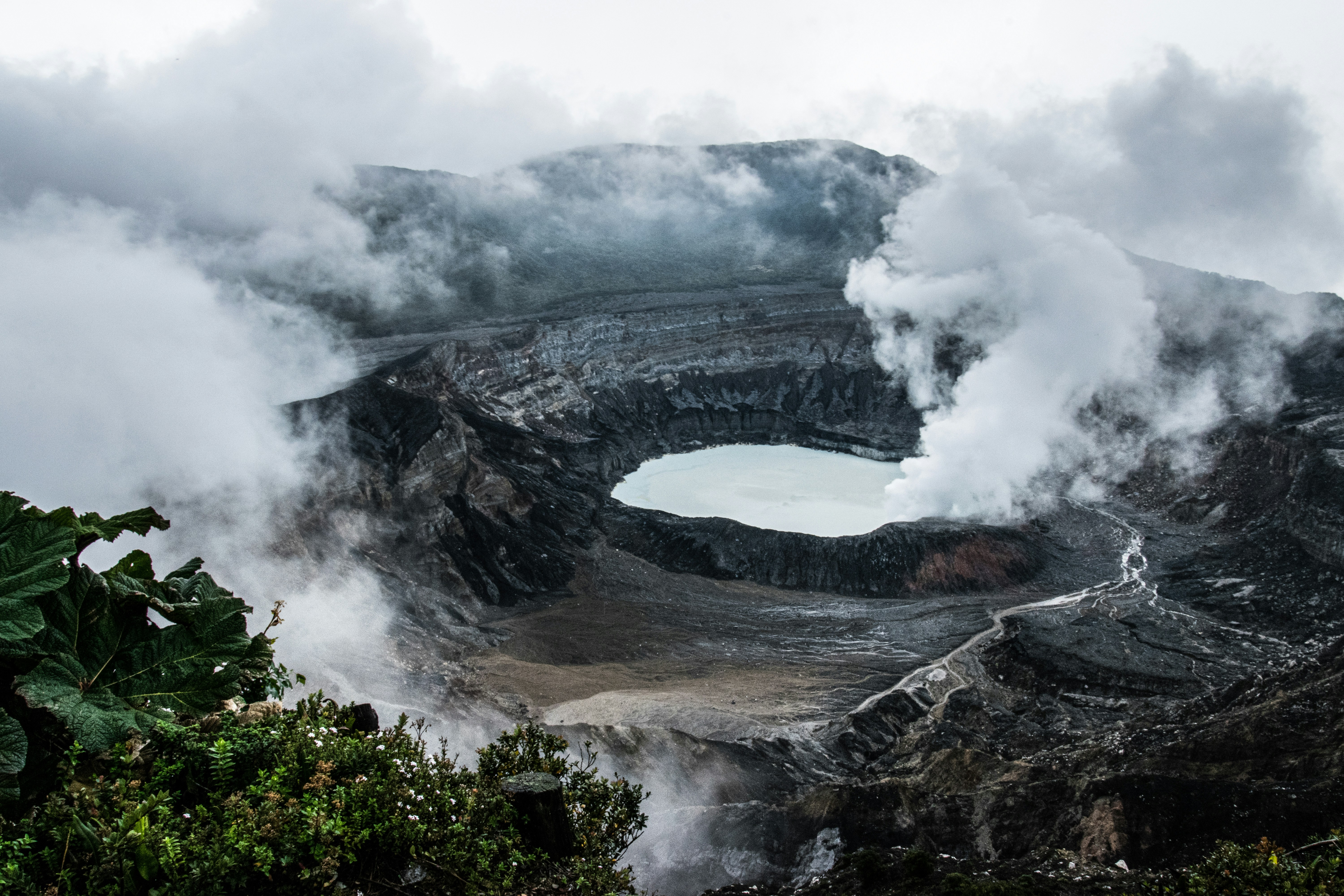 Crater of Echoes: A Mountain Ringed by Steam