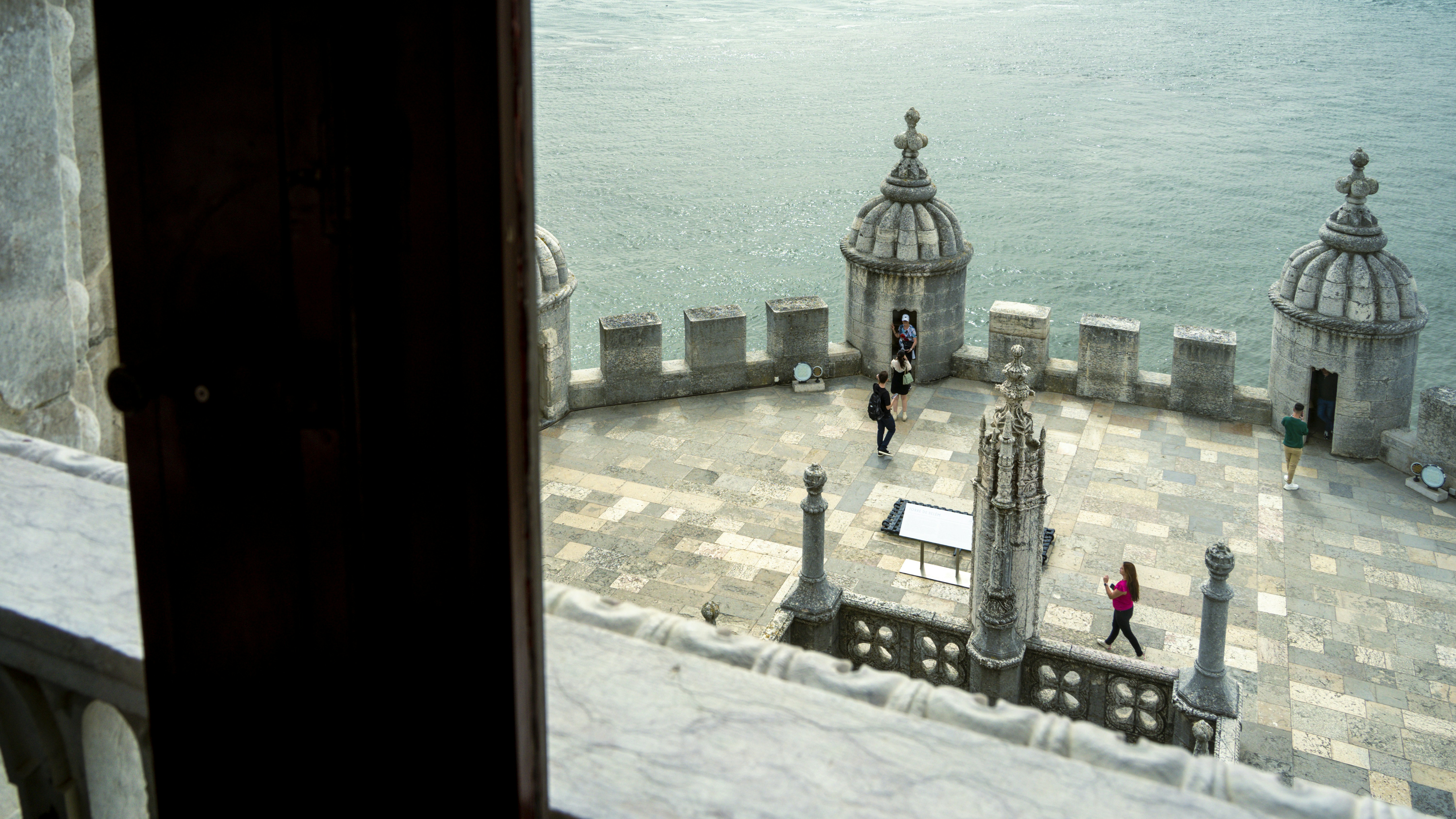 Courtyard Overlook: Viewpoint from the Fortress Gate