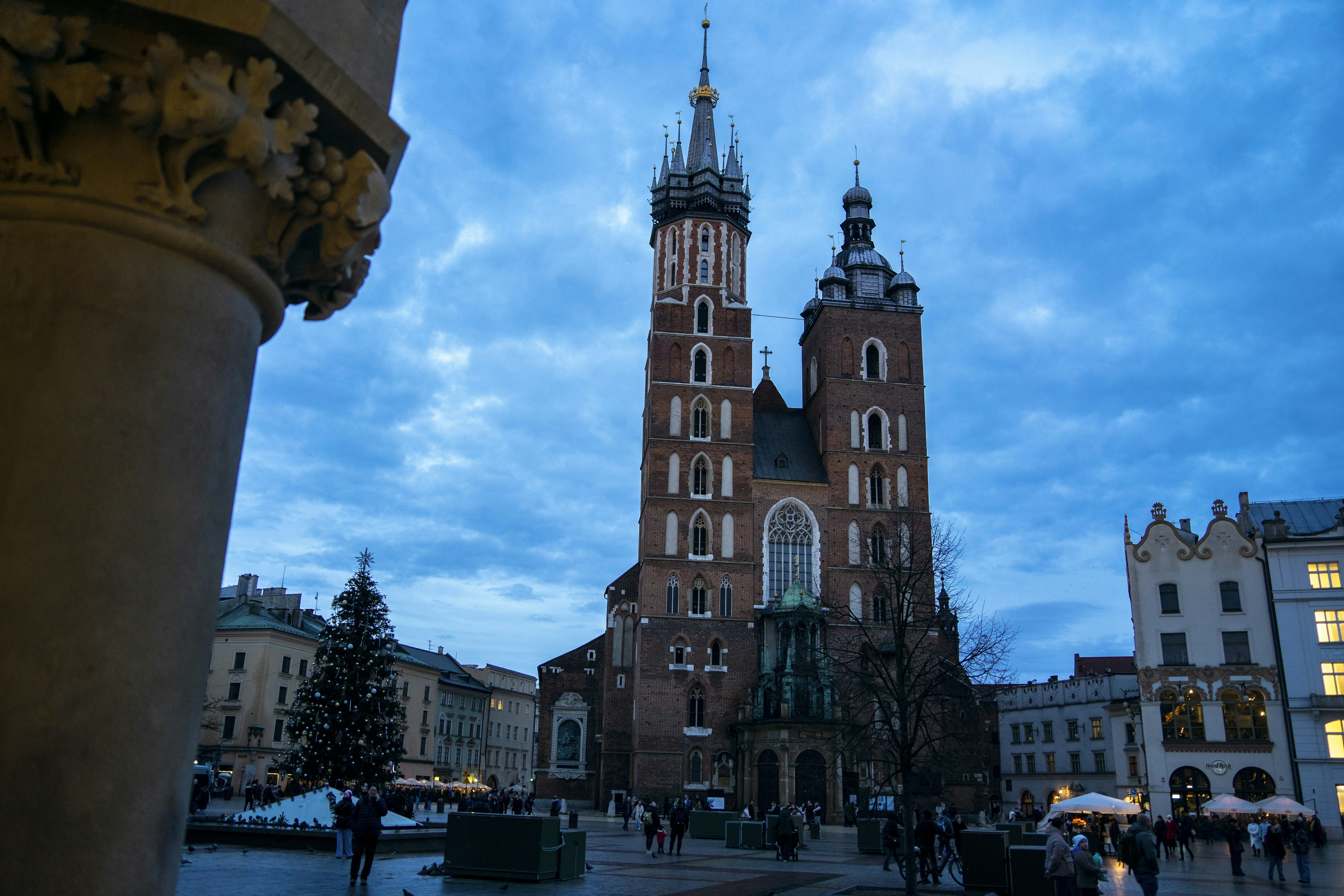 Cathedral Crowned by A Blue Evening Sky