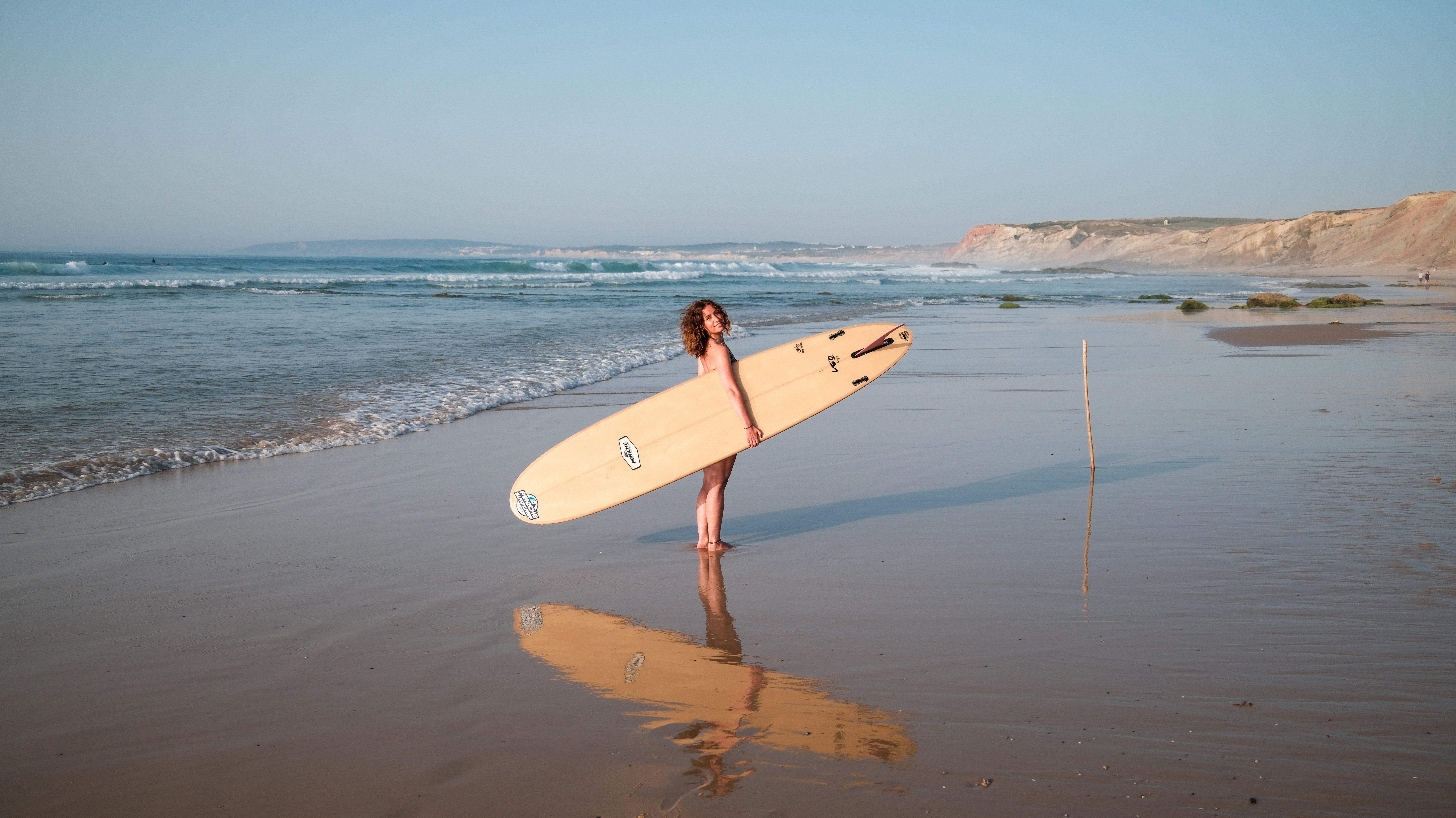 Surfer Stance at the Tidal Mirror