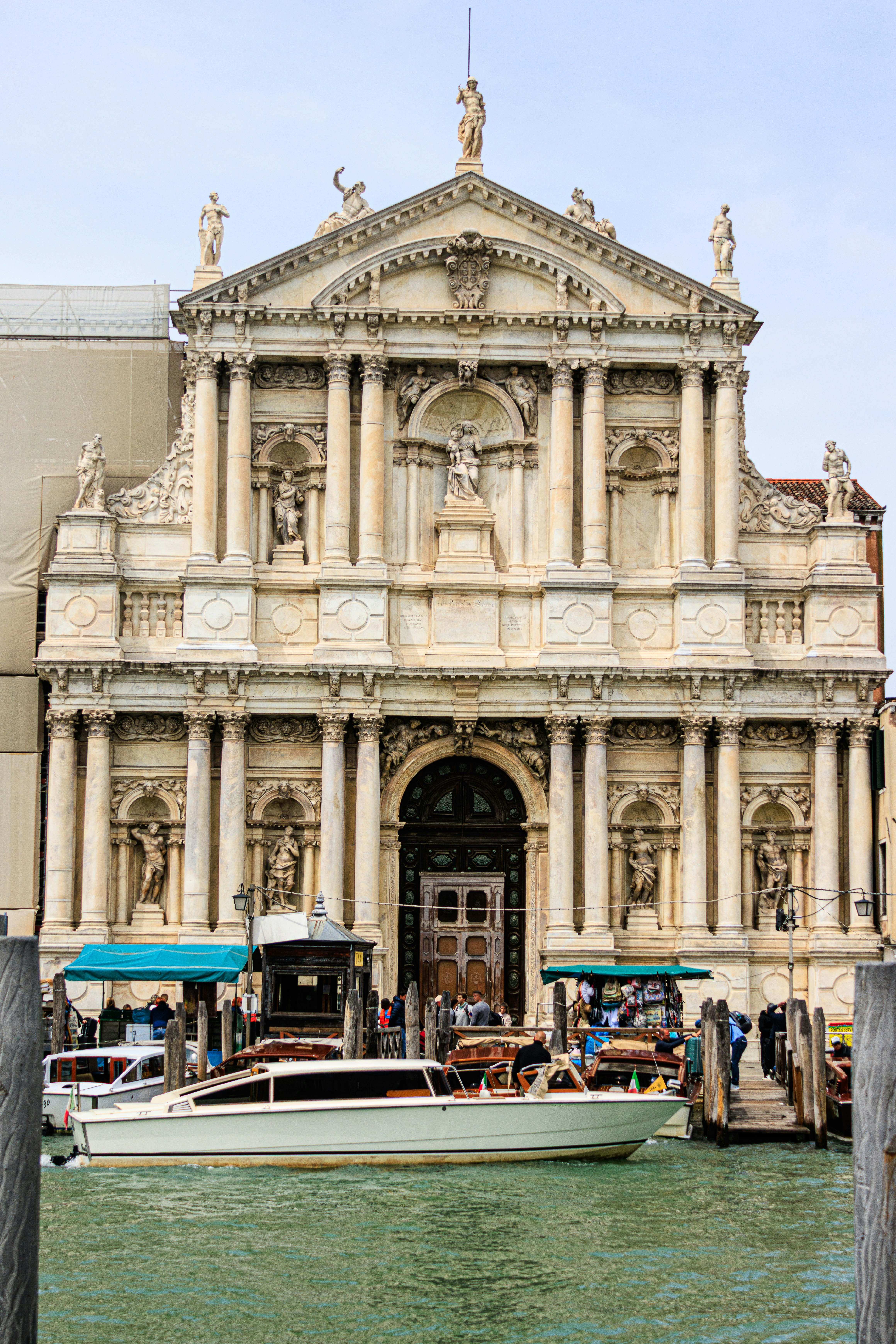 Renaissance Facade Over Venetian Waters