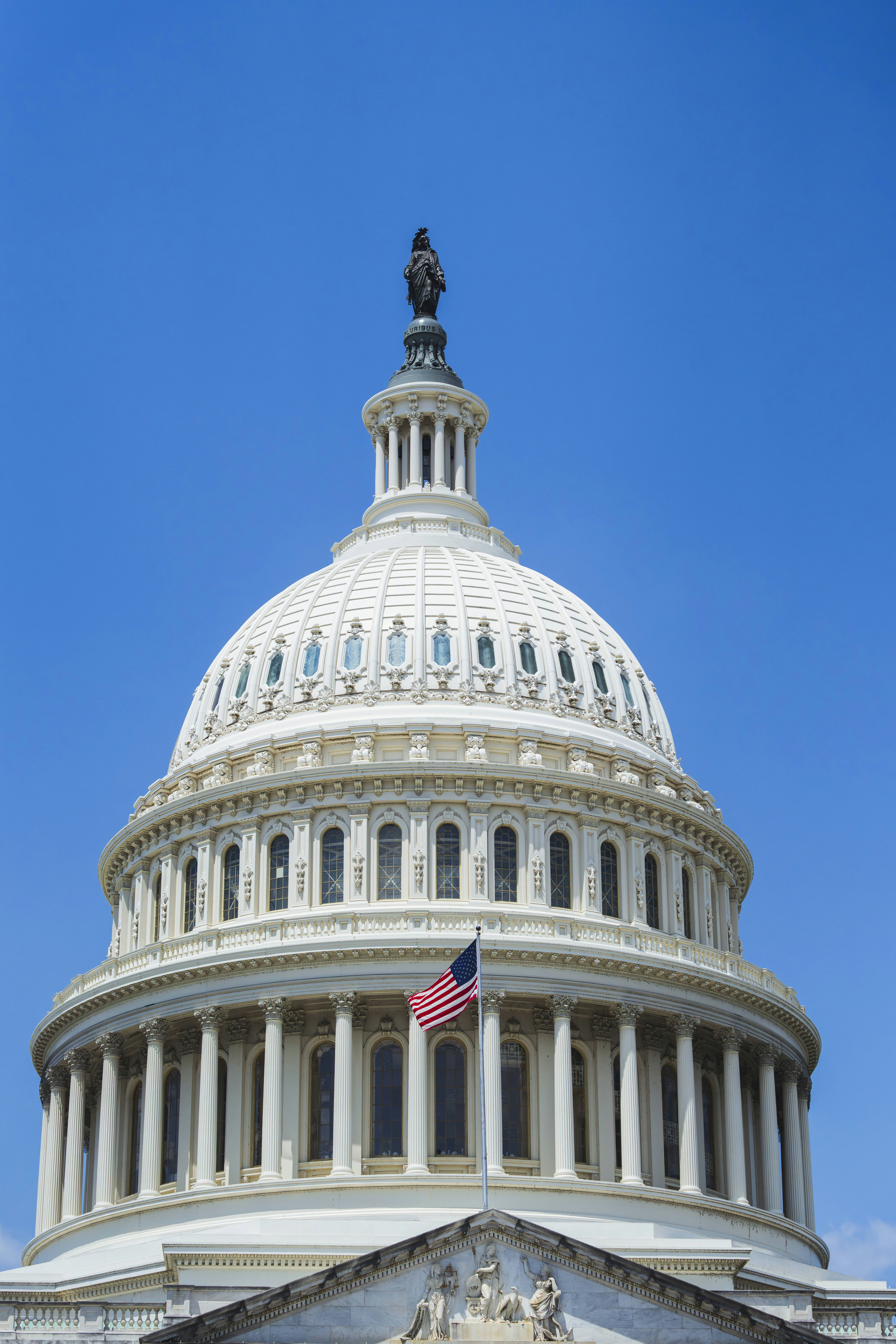 Capitol in a Clear Blue: The Dome Reaching for the Sky