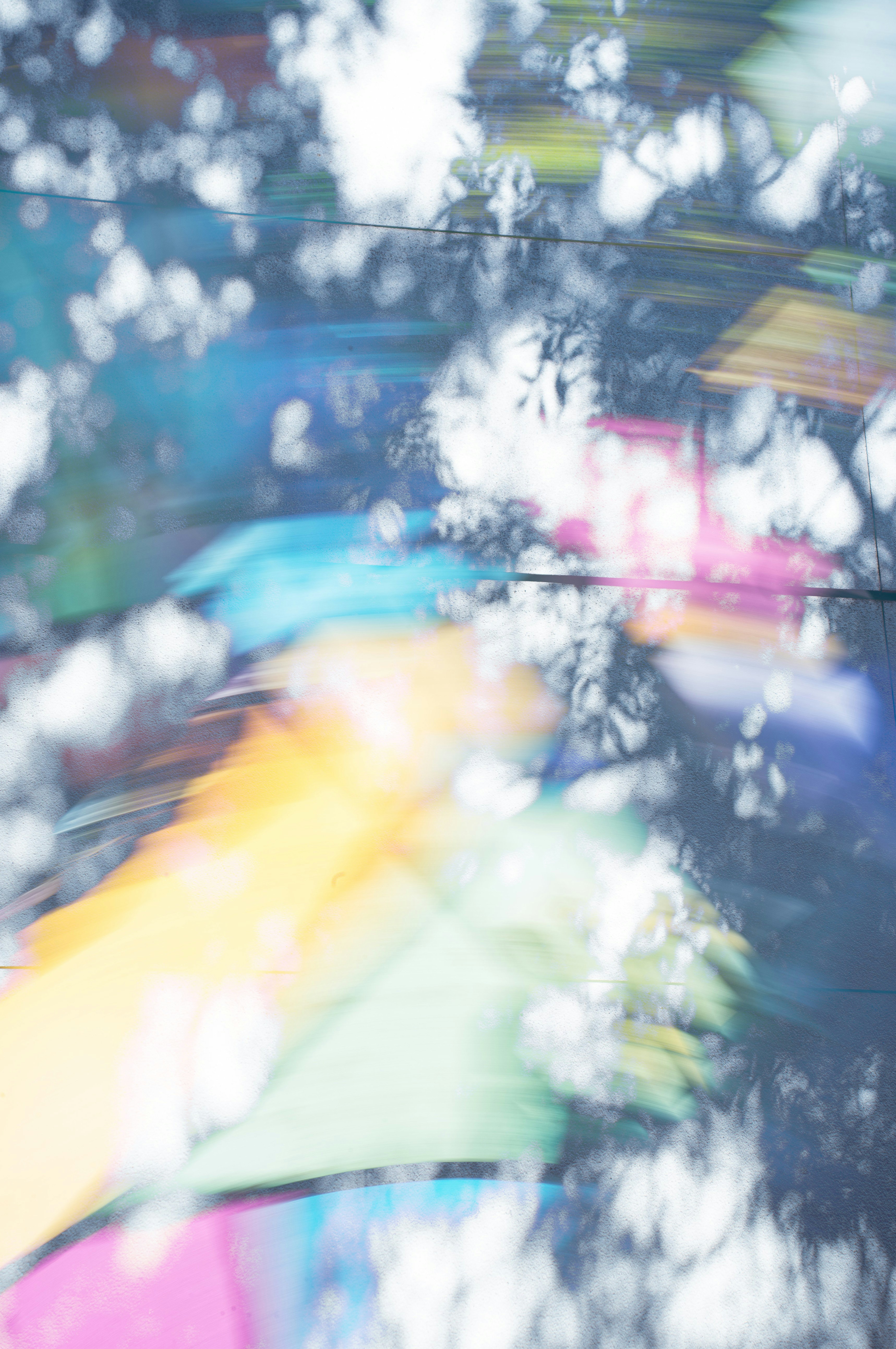 Colorful Motion Through Glass: Prism of Reflections