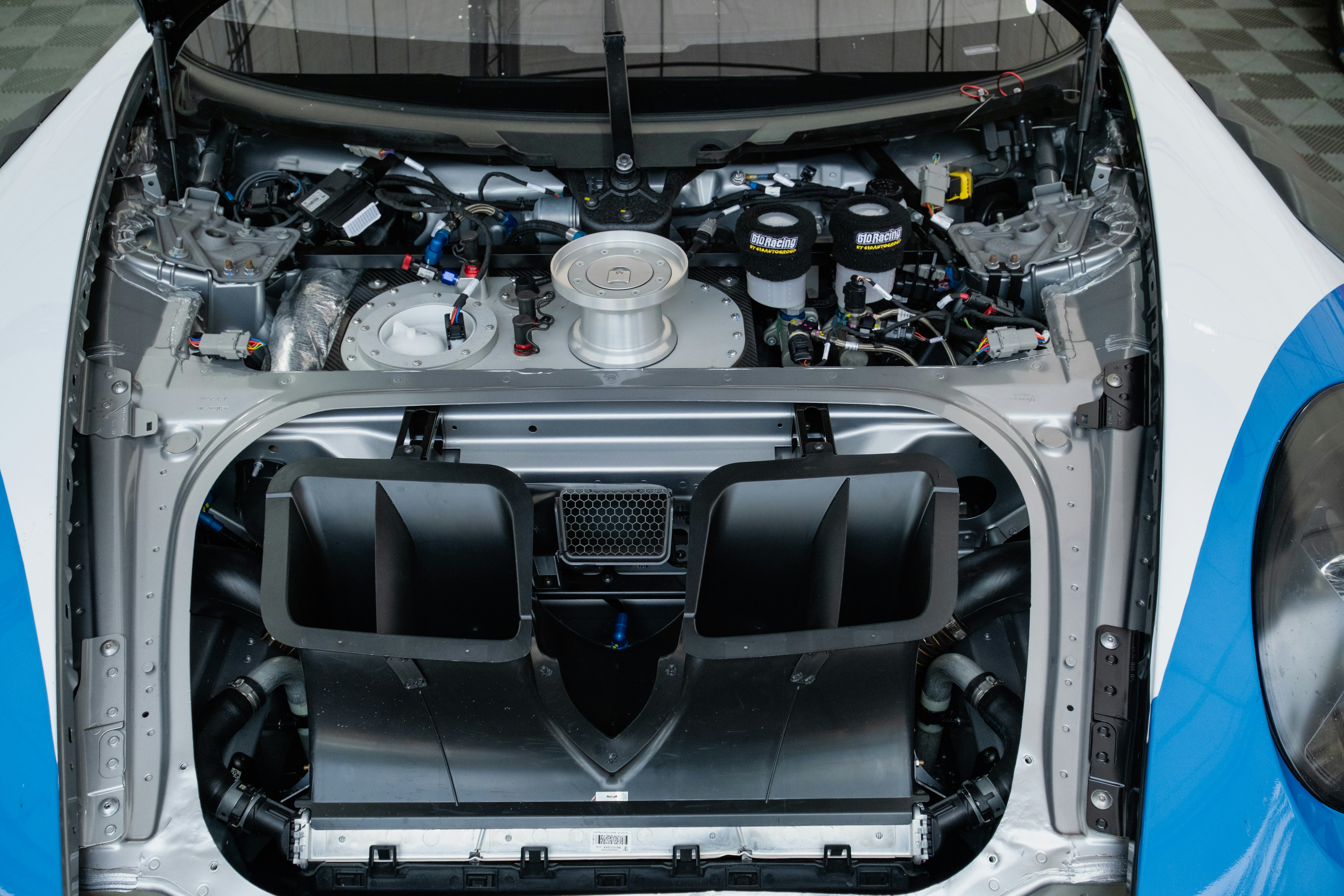 Open-Panel Engine Bay: Precision Under the Hood