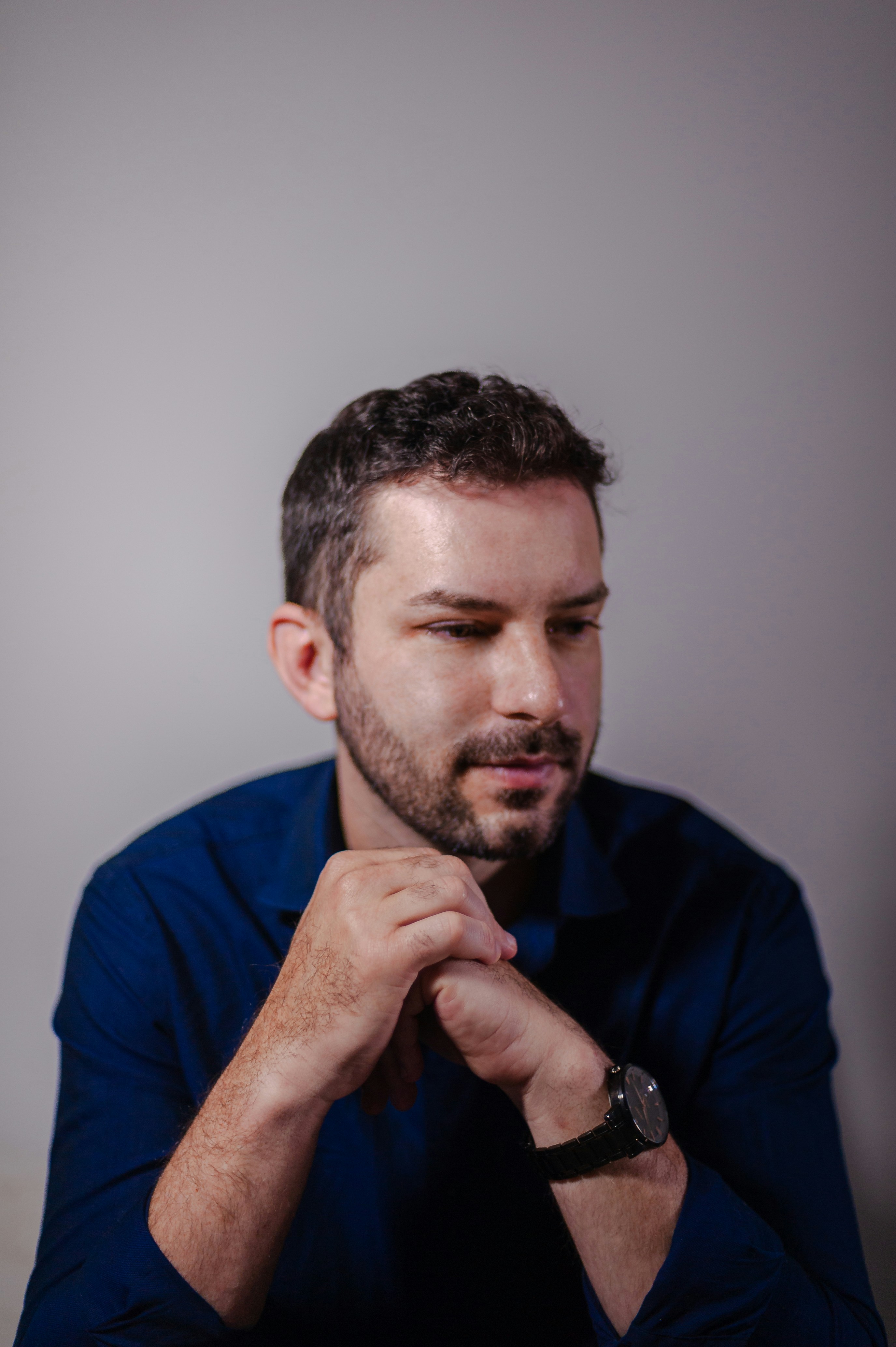 Quiet Contemplation: A Portrait of Focus and Poise