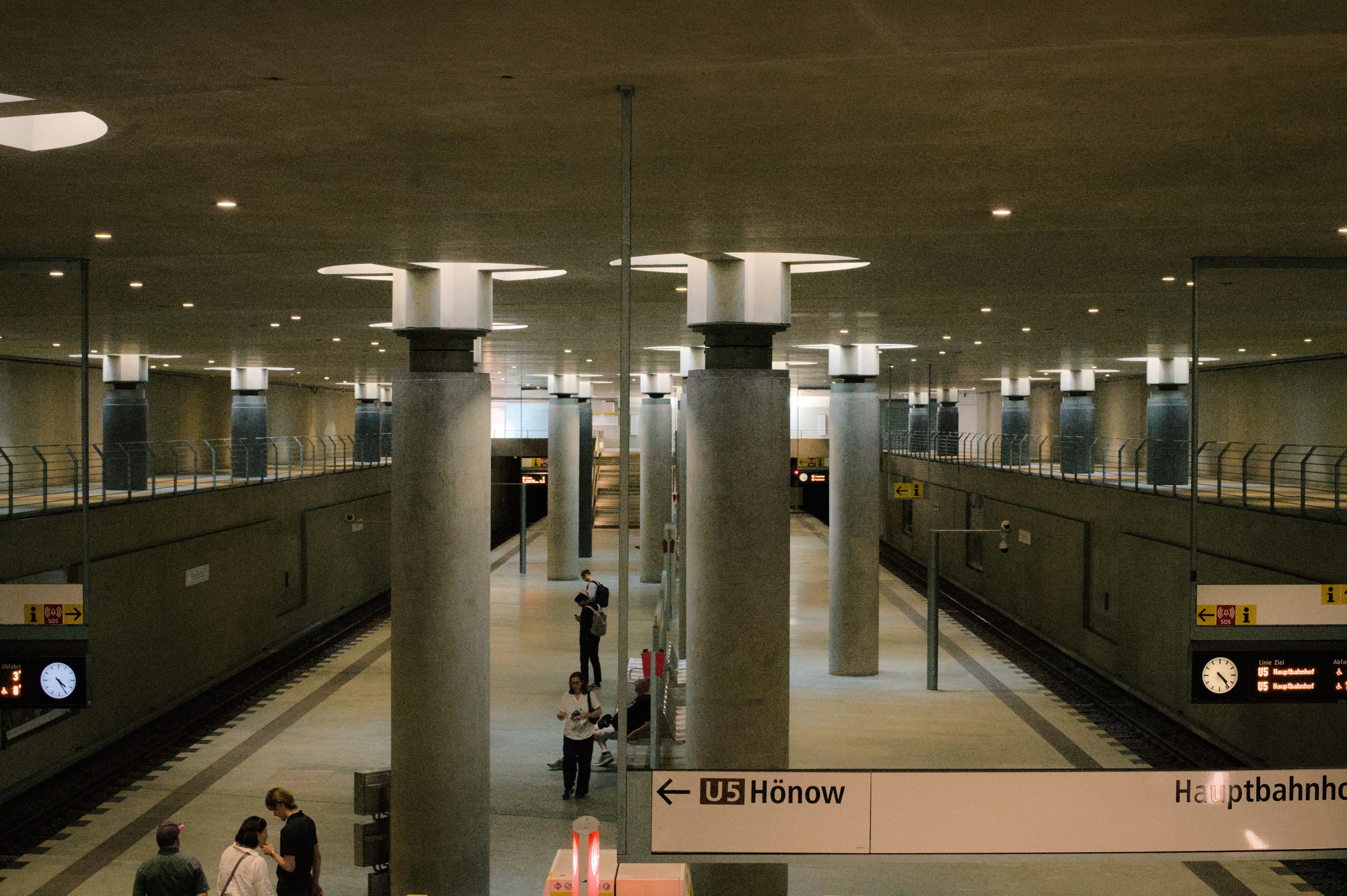 Underground Concourse Echoes: A Quiet Moment Between Platforms