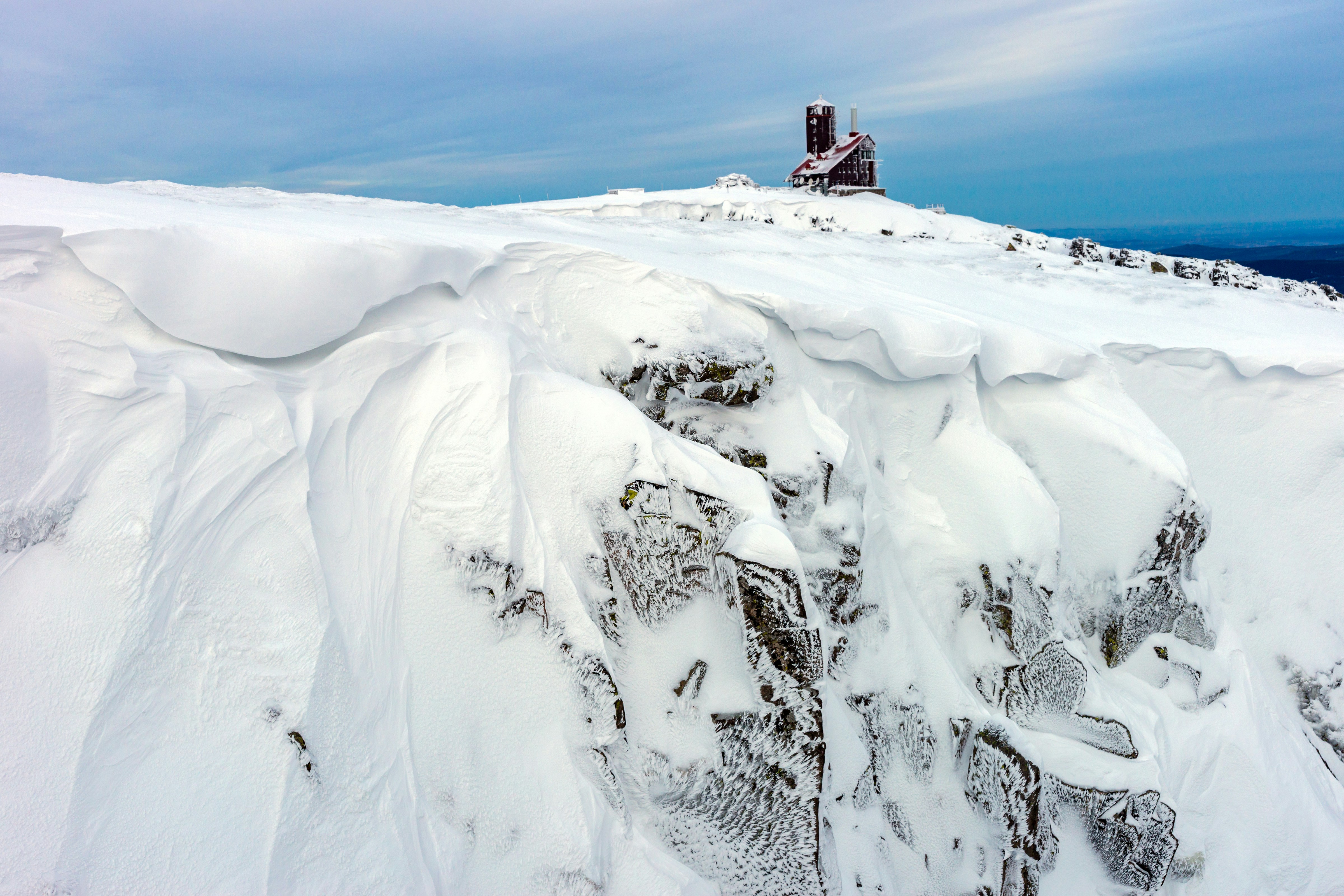 Snowy Crest with Summit Observatory