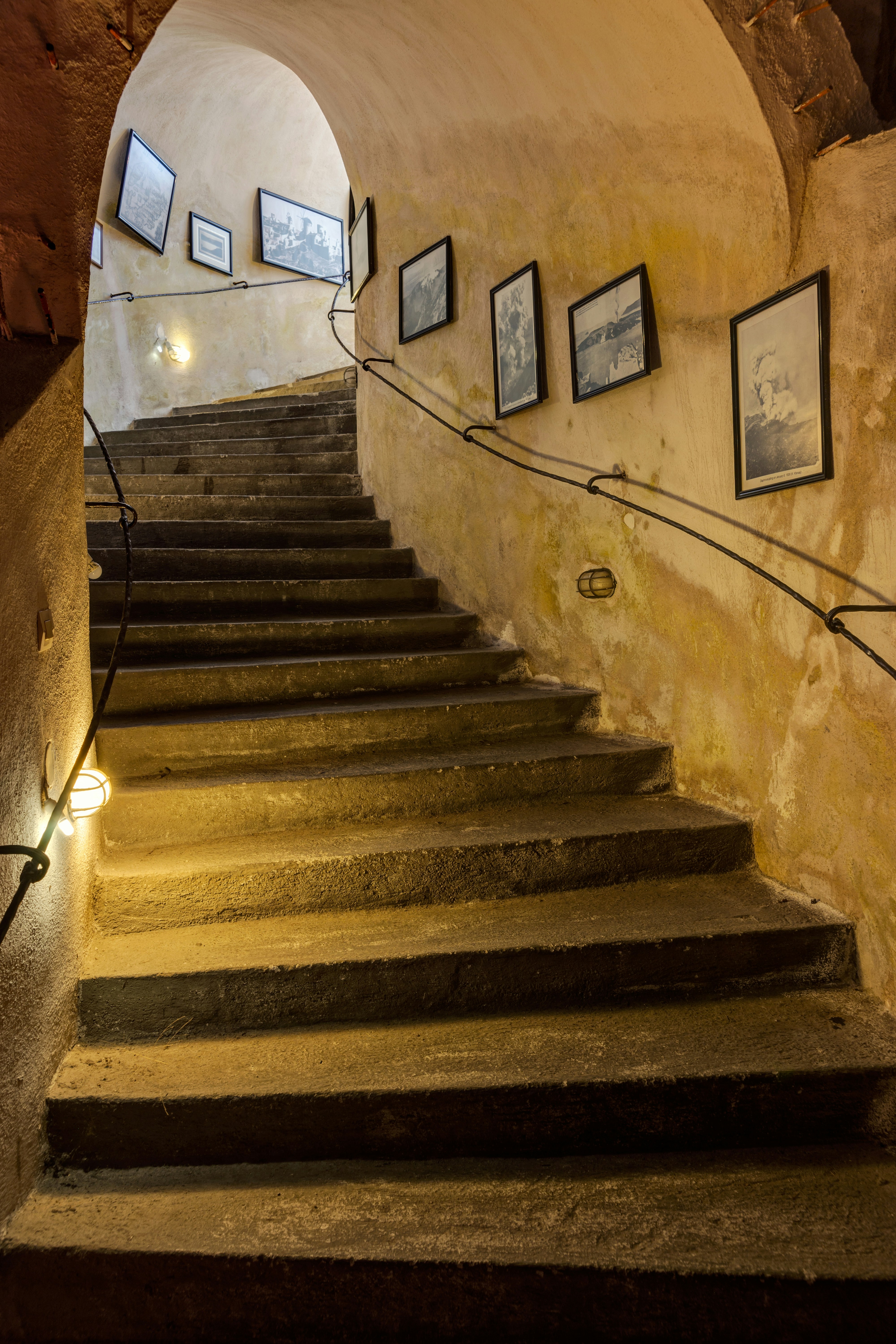 Warming Light Up the Ancient Wall