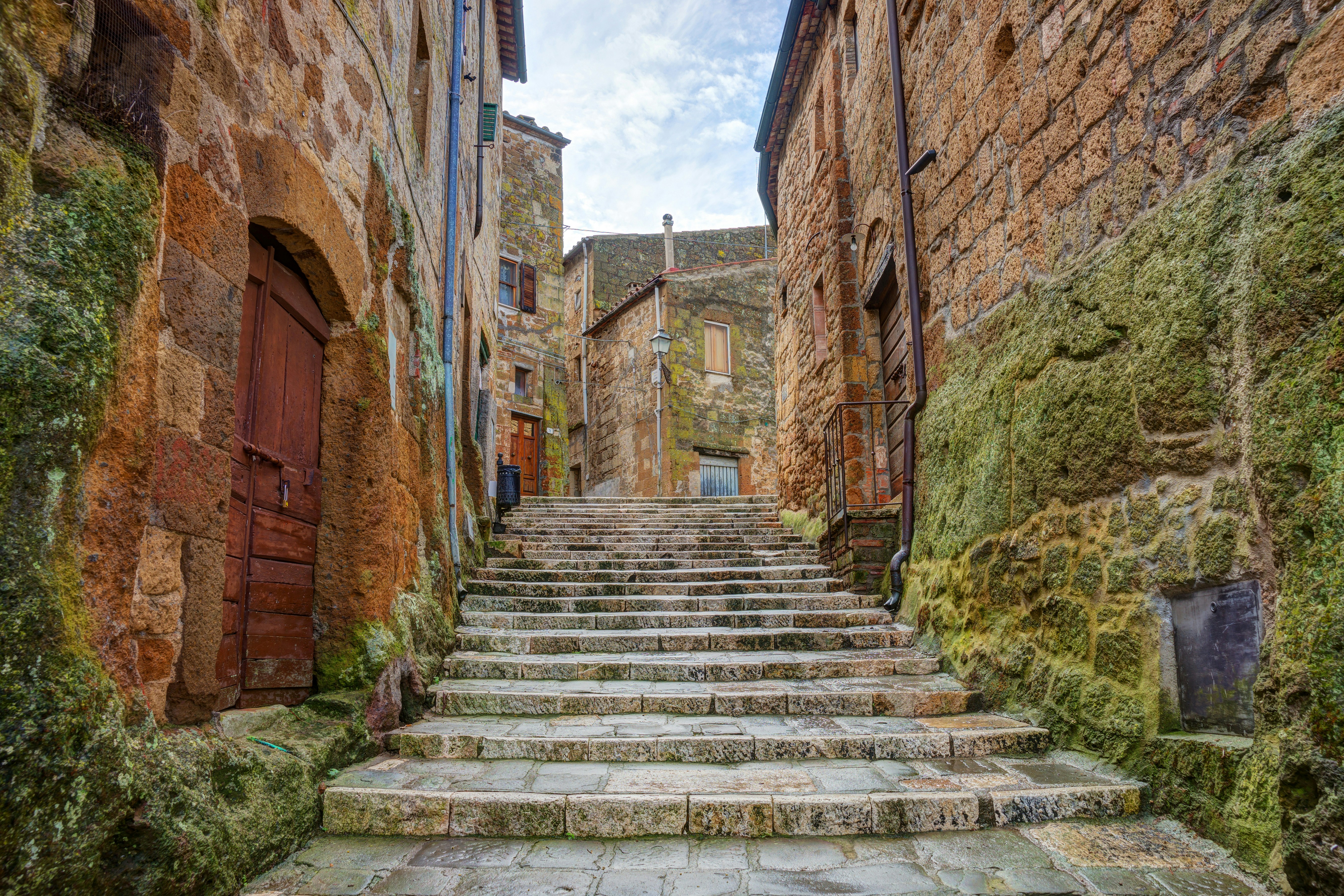 Old Stairs to a Quiet Village Reach