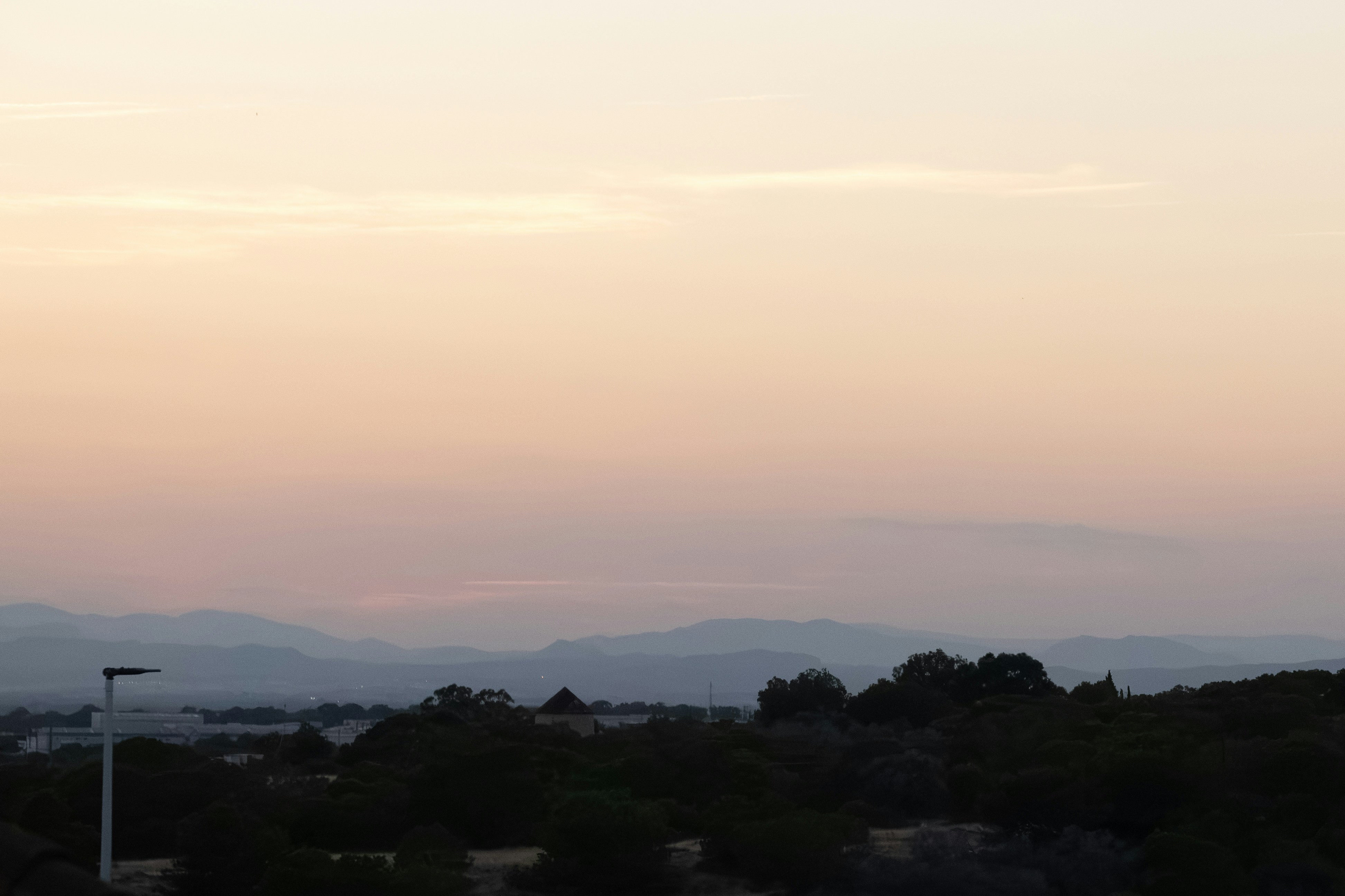 Dawn Wilt on the Hills: Quiet Horizon Over a Deserted Ridge