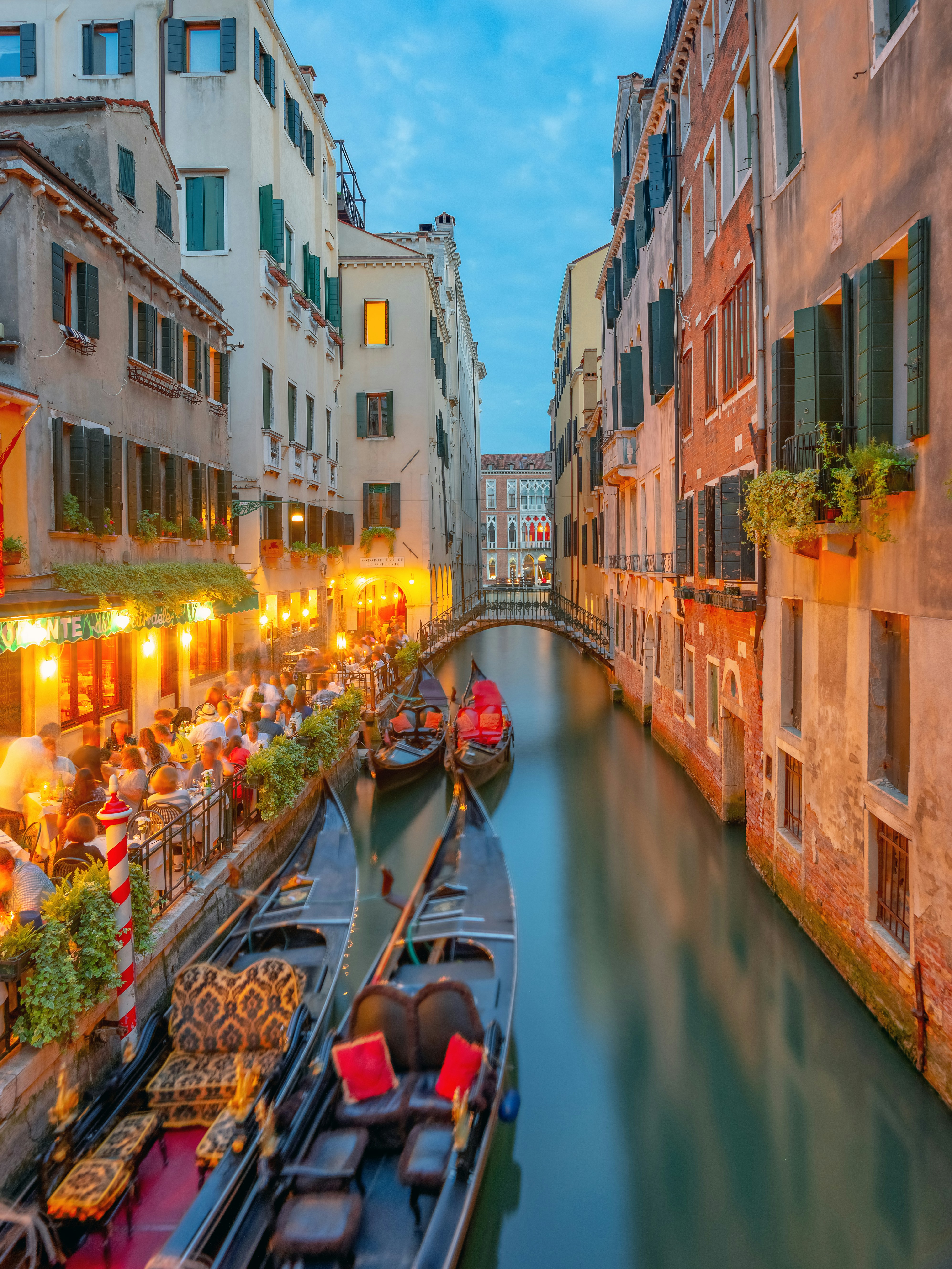 Canal Carnivale: Evening Glow in Venice