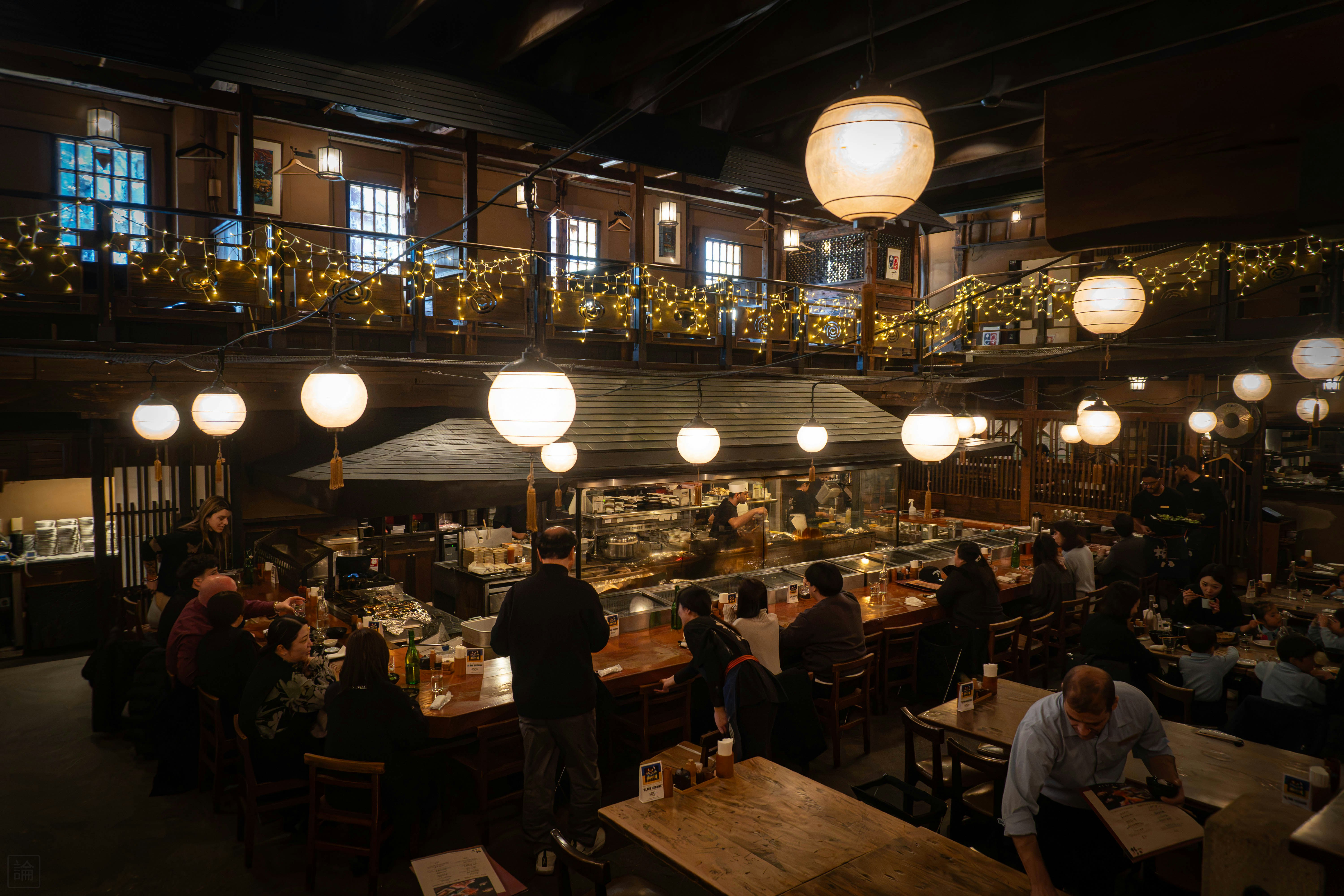Warm Night at the Open-Plan Eatery