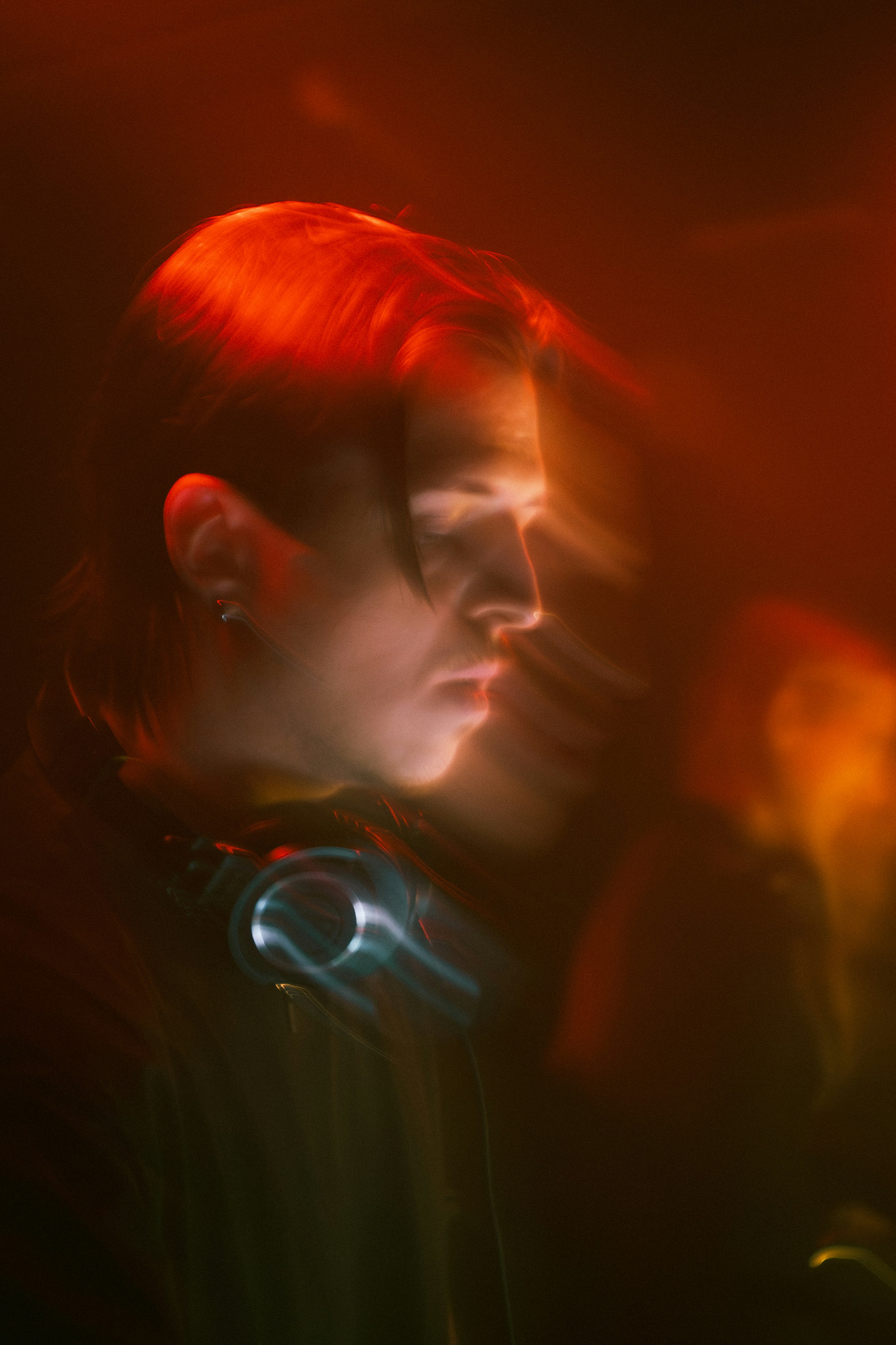 Neon Echo: A Quiet Moment in Motion