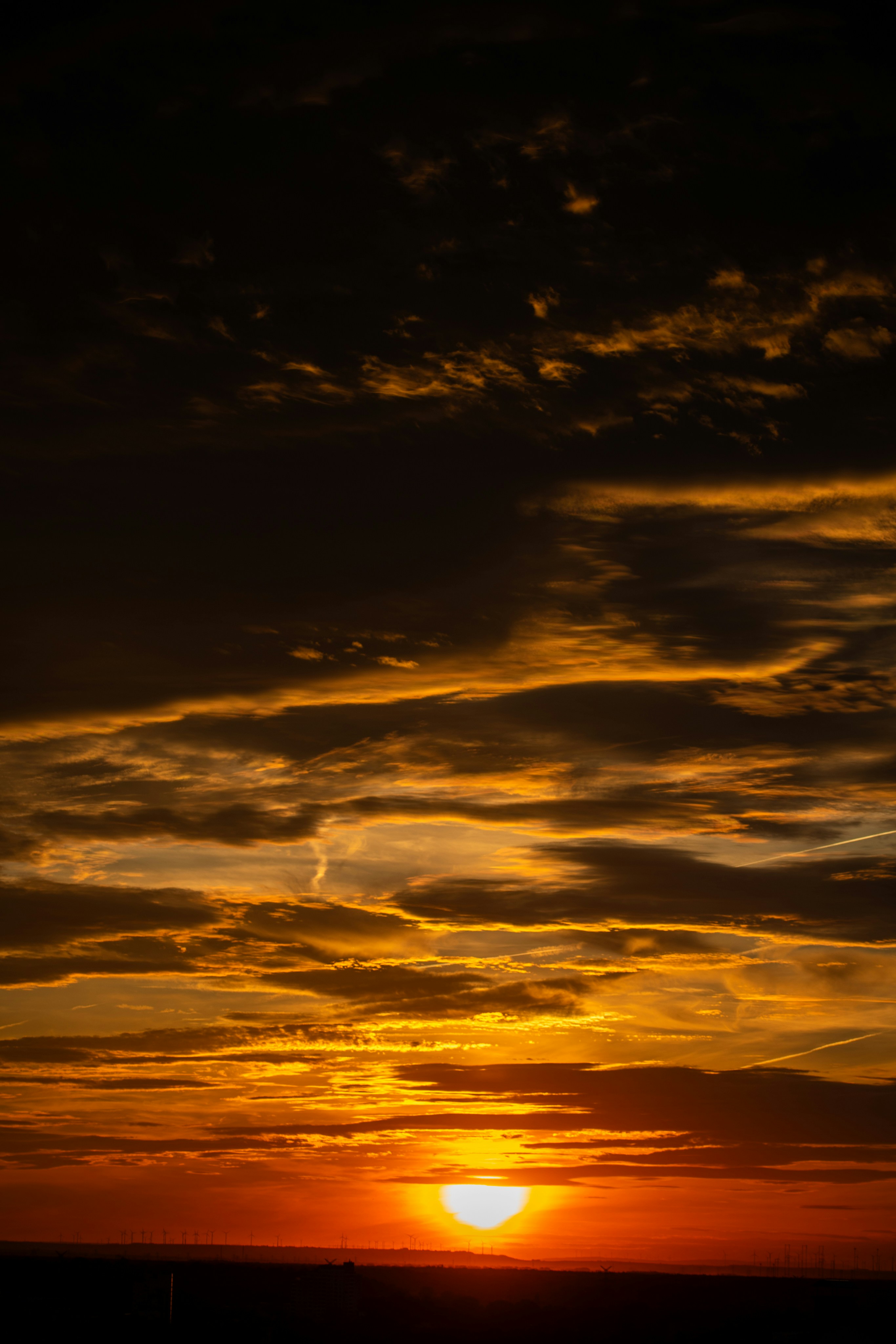 Eternal Ember: A Horizon Bled in Sunset Fire