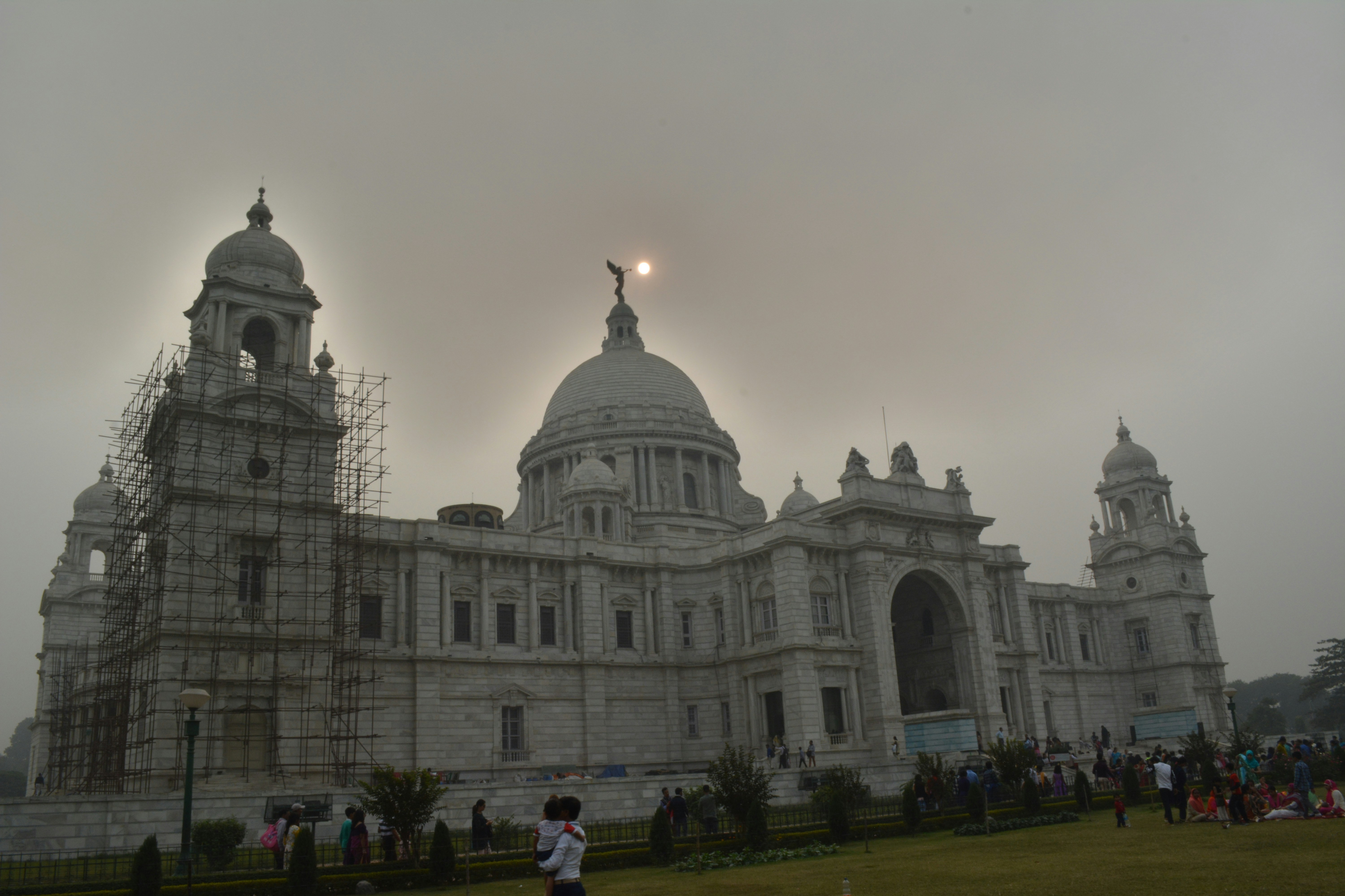 Majestic Dome and Facade under Overcast Sky