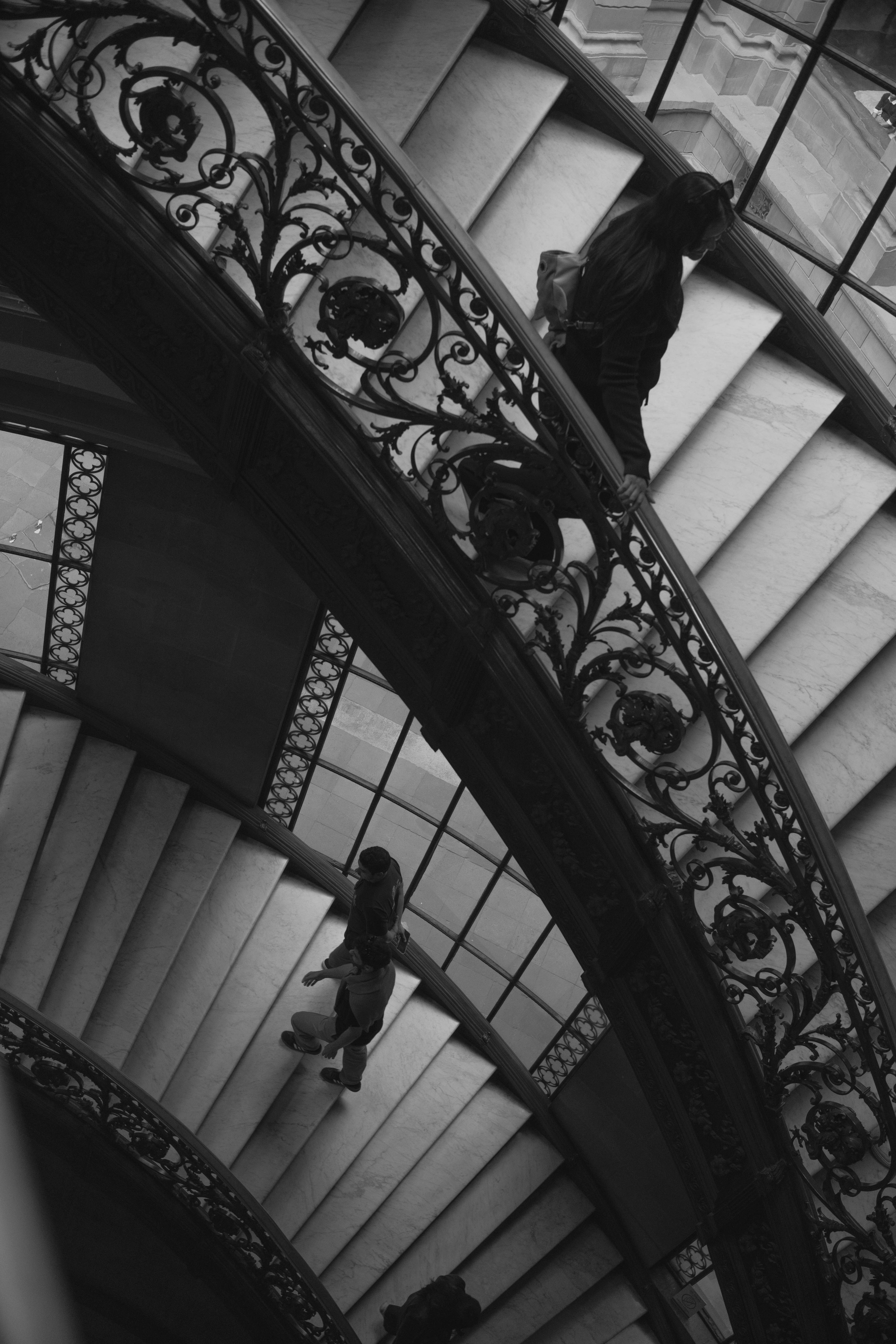 Spiral Descent: A Traveler's Silent Ascent