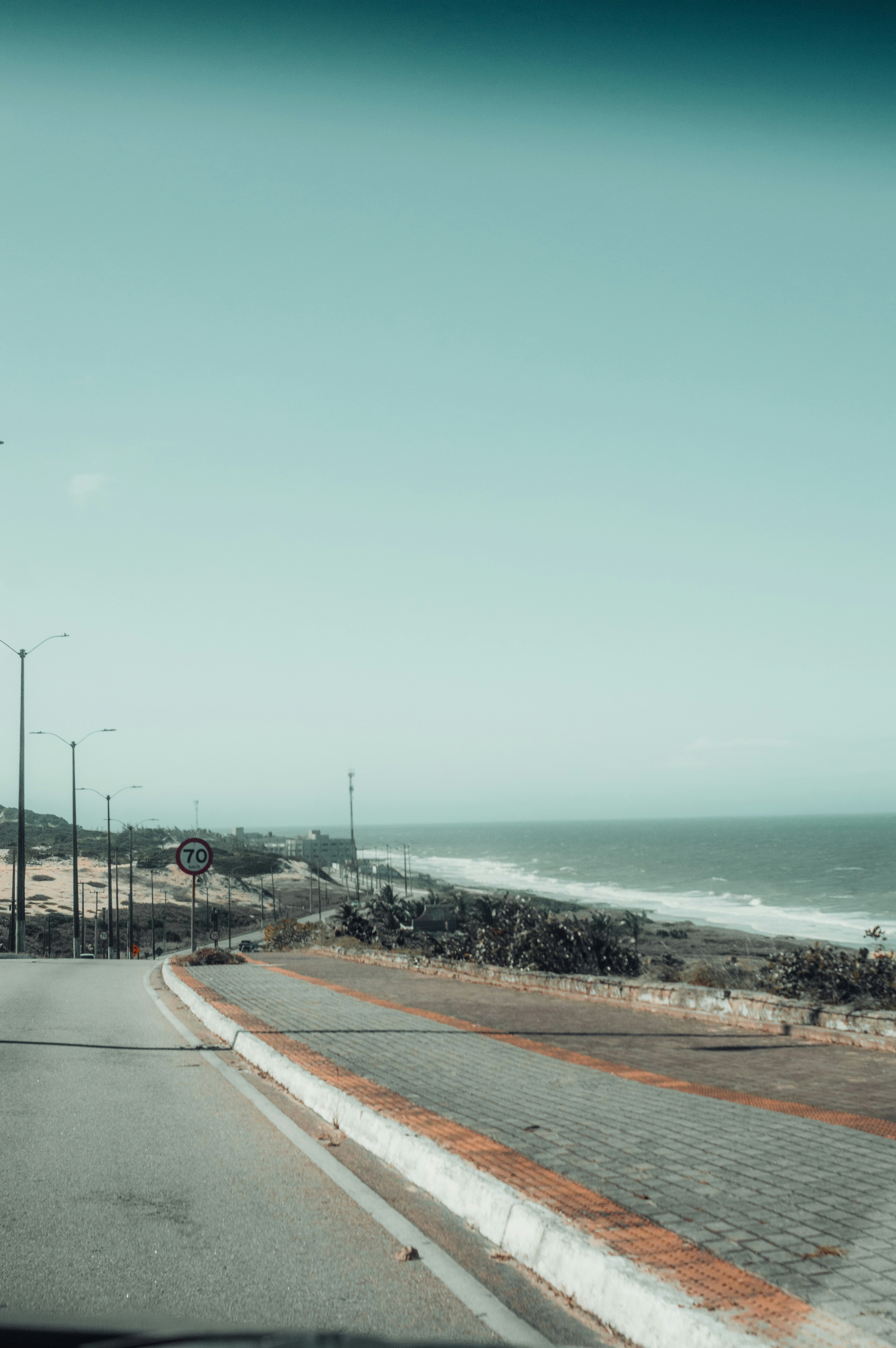Coastal Roadedge: A Quiet Drive Toward the Sea