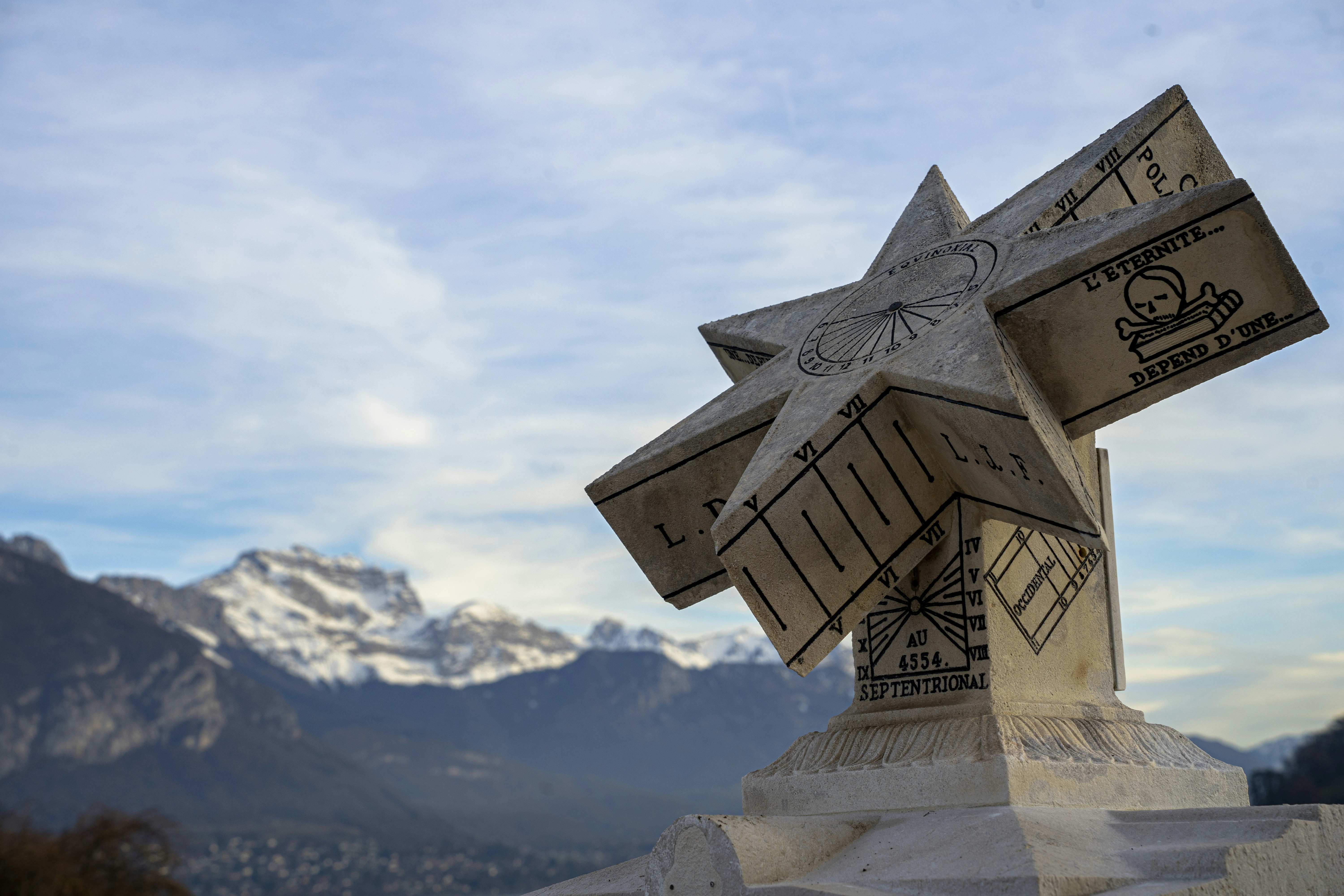 Star of Reflection: A Monumental Cross-section against Alpine Dawn
