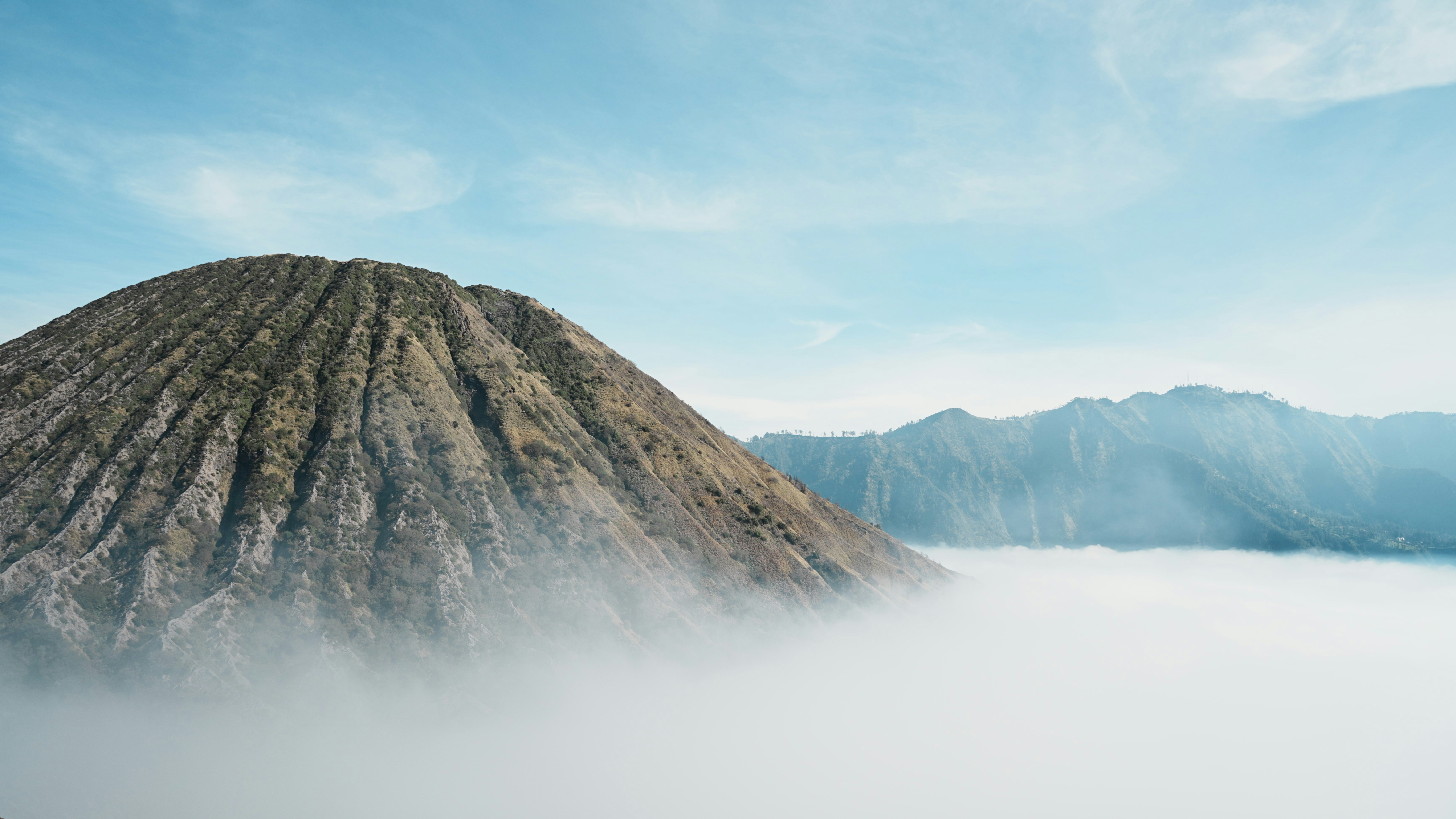 Mist-veiled Ridge: A Quiet Summit Above the Clouds
