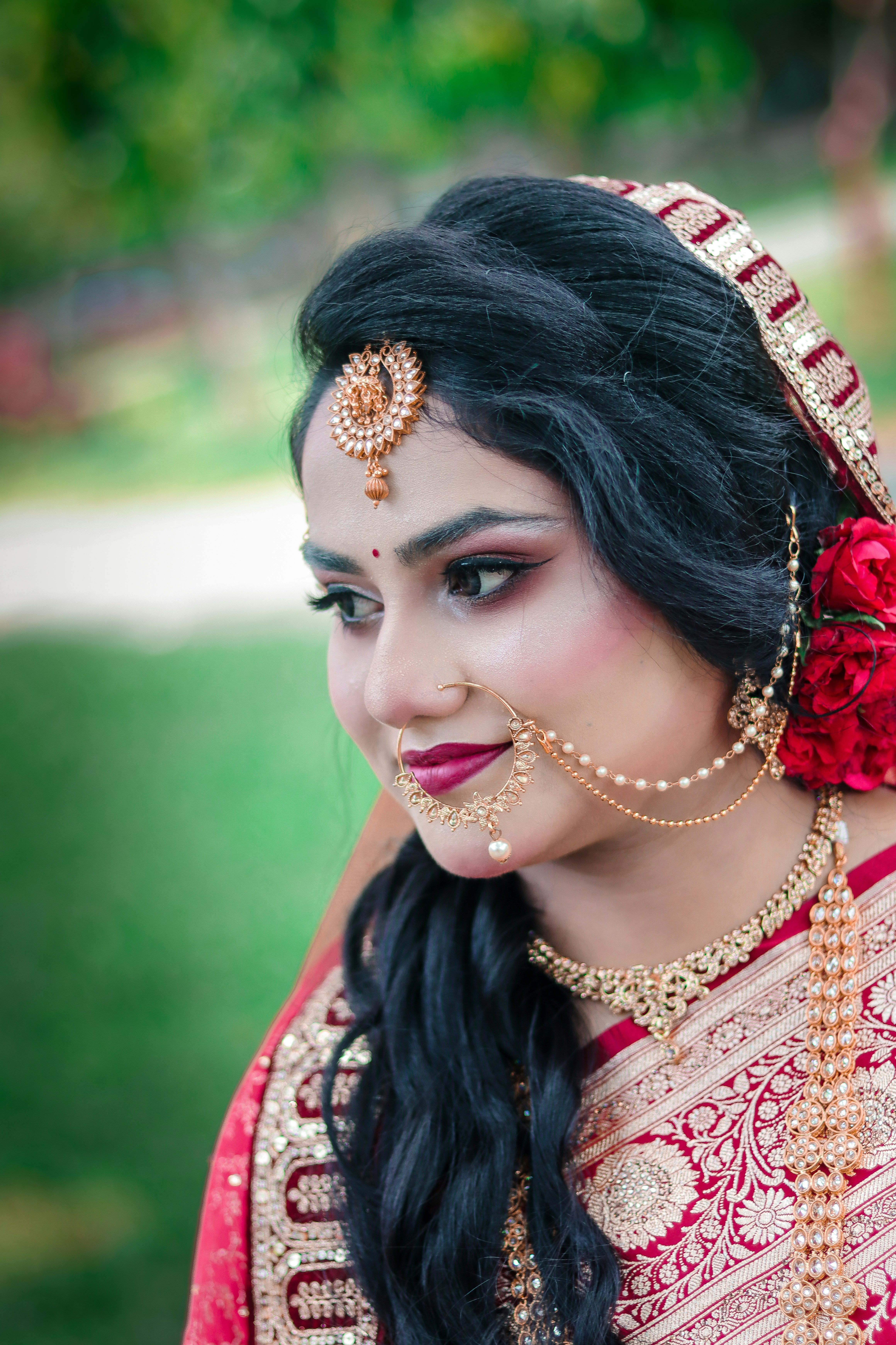 Rajbari Glam: A Bride in Ornate Gold