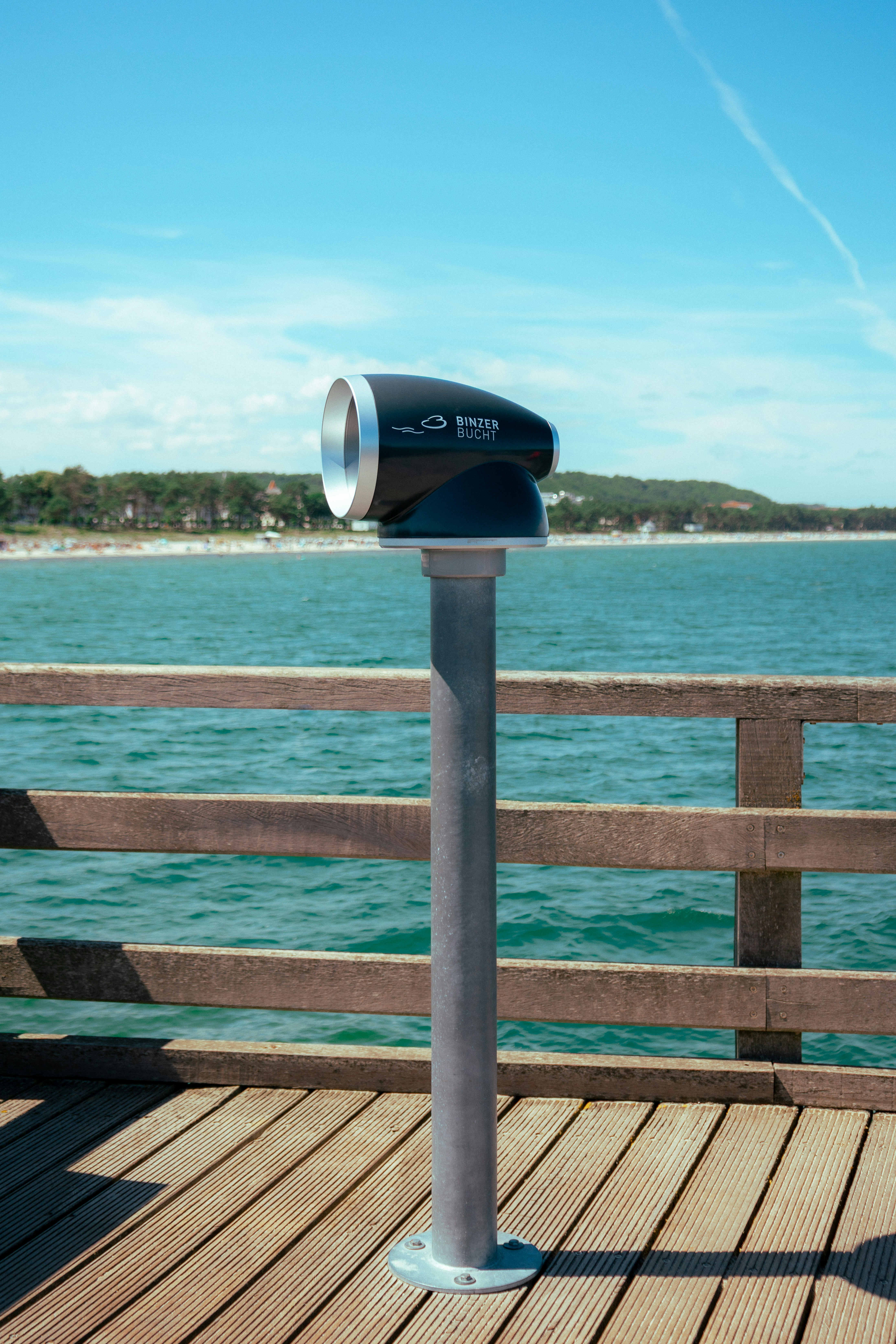 Harbor View from the Pier with a Telescopic Lookout
